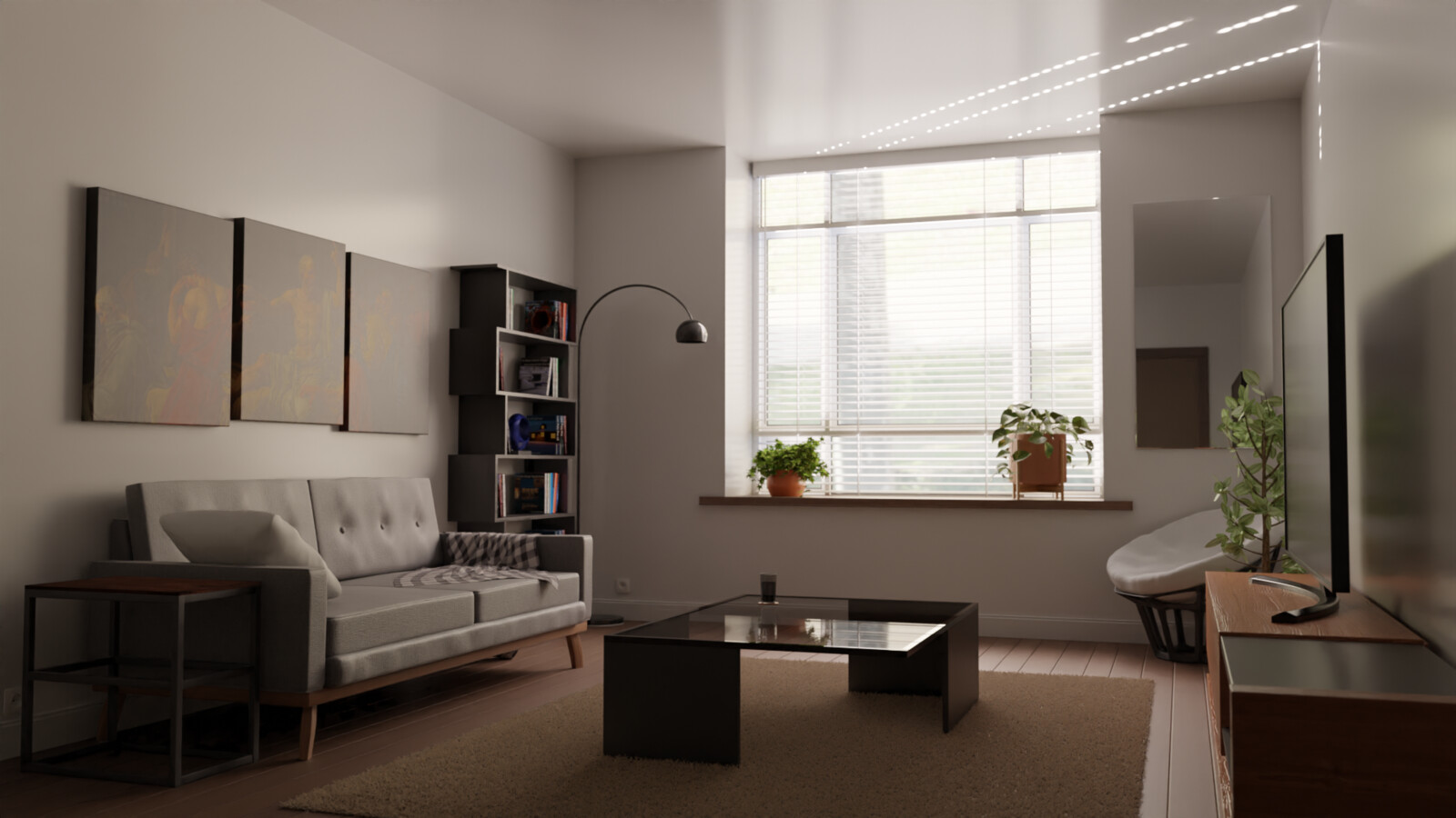Seth Usher - Realistic Room - Architectural Visualization