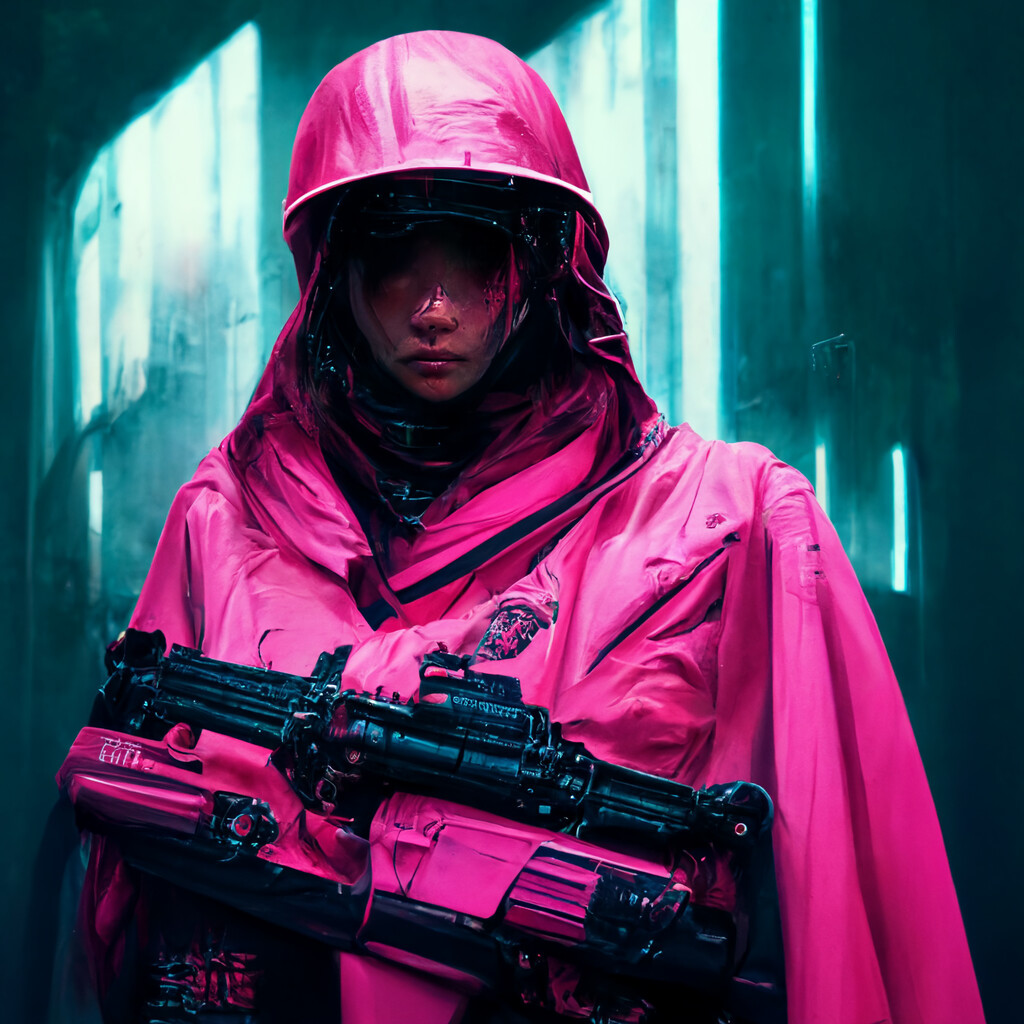 ArtStation - Soldier in cyberpunk uniform