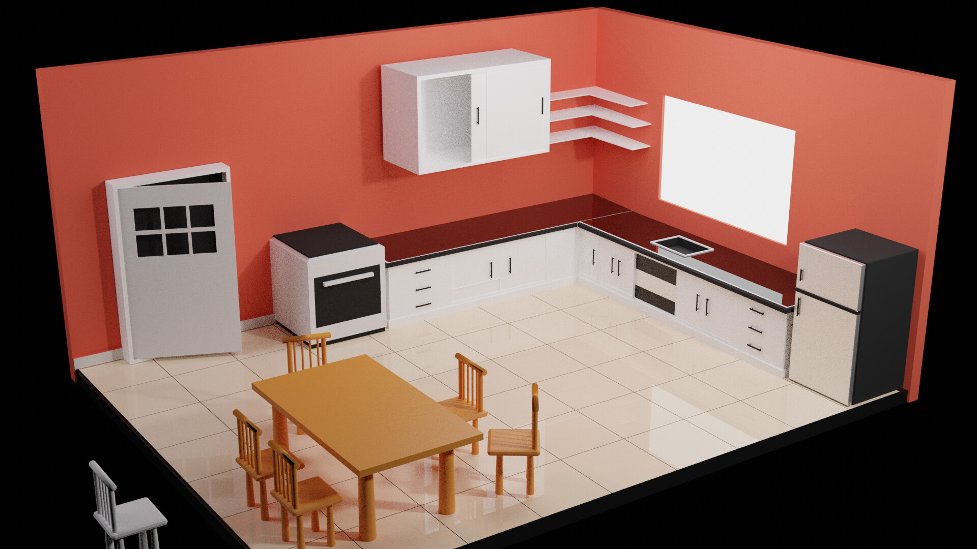 ArtStation - Room 3D design(inspired from internet)