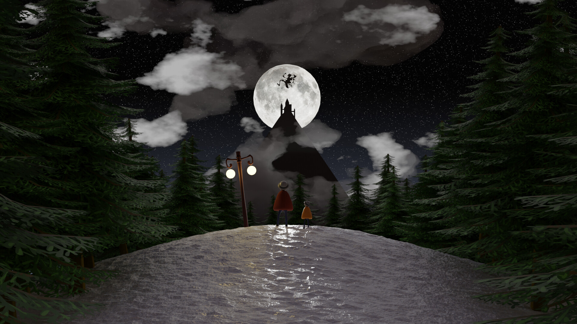 ArtStation - Under The Moonlight