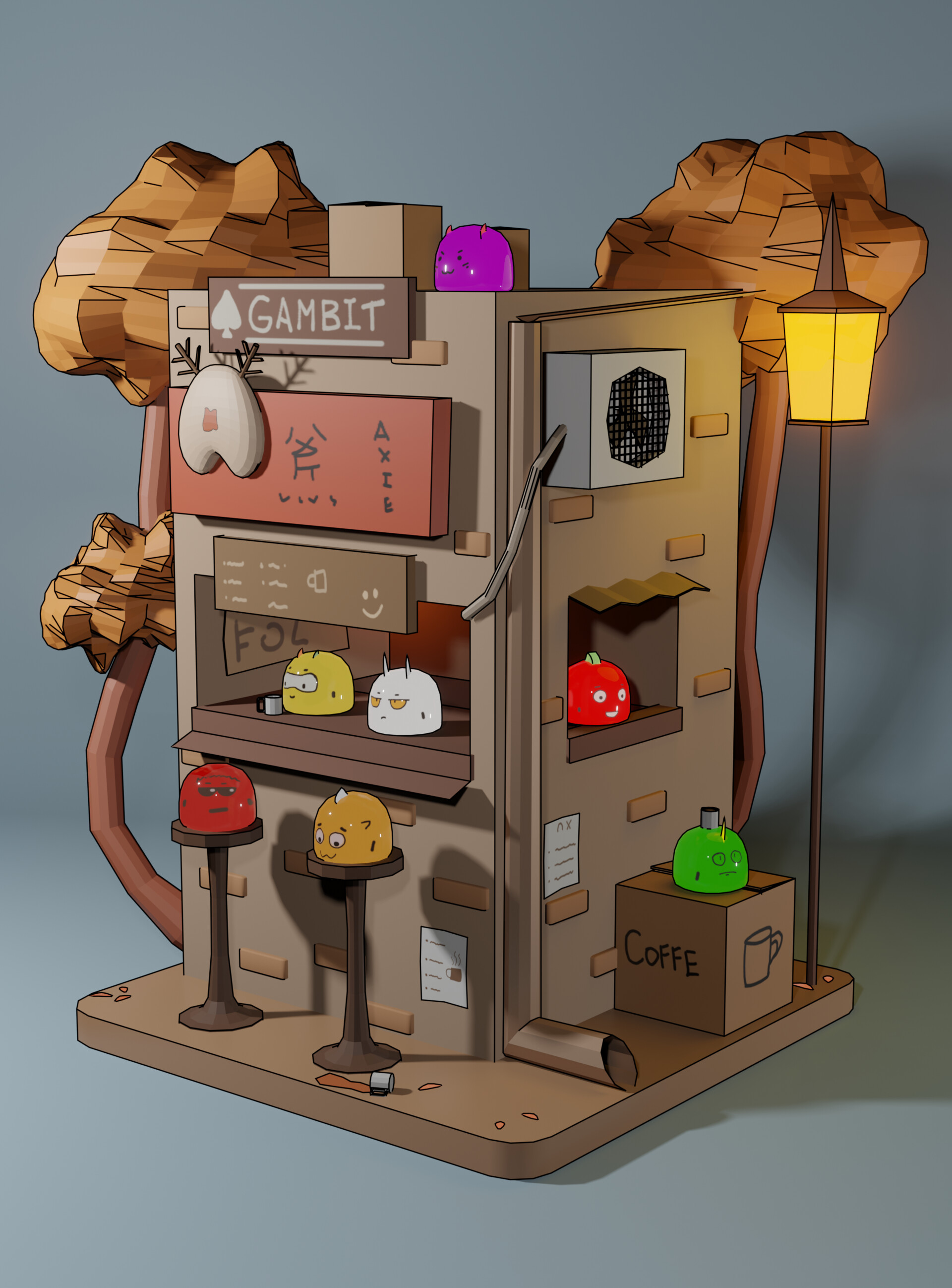 ArtStation - Cafe Gambit