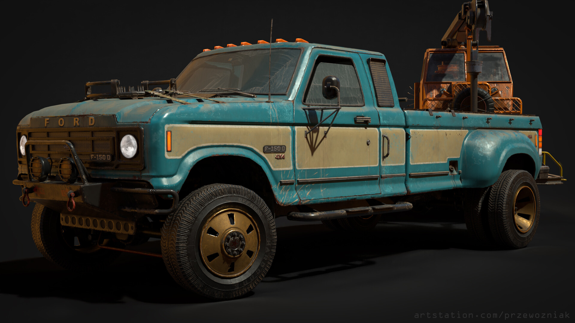 Aleksander Przewoźniak - Ford F-150 Dually Pickup with trailer and ...