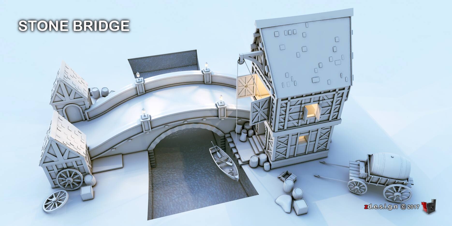 ArtStation - Stone Bridge