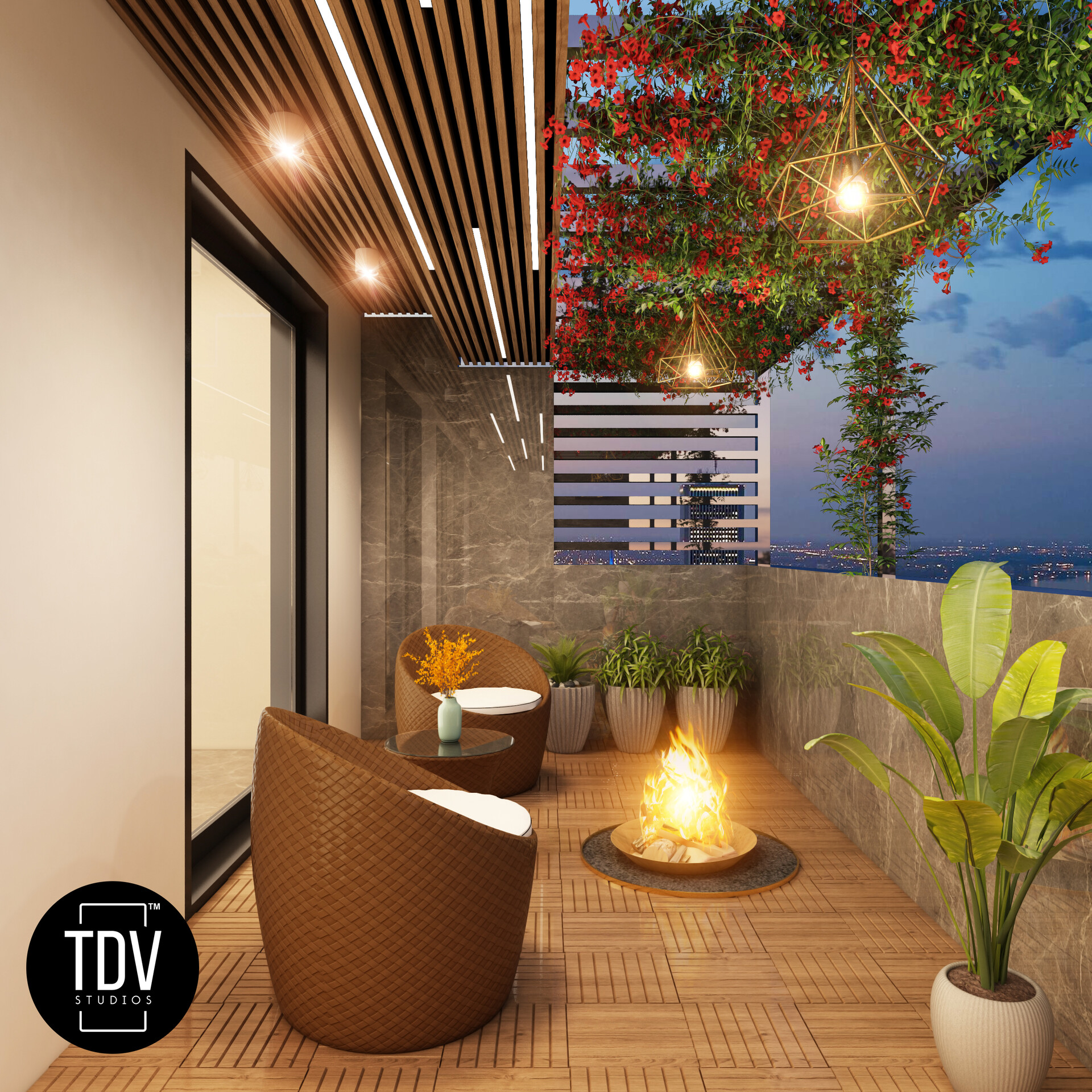 ArtStation - 3D Balcony Render