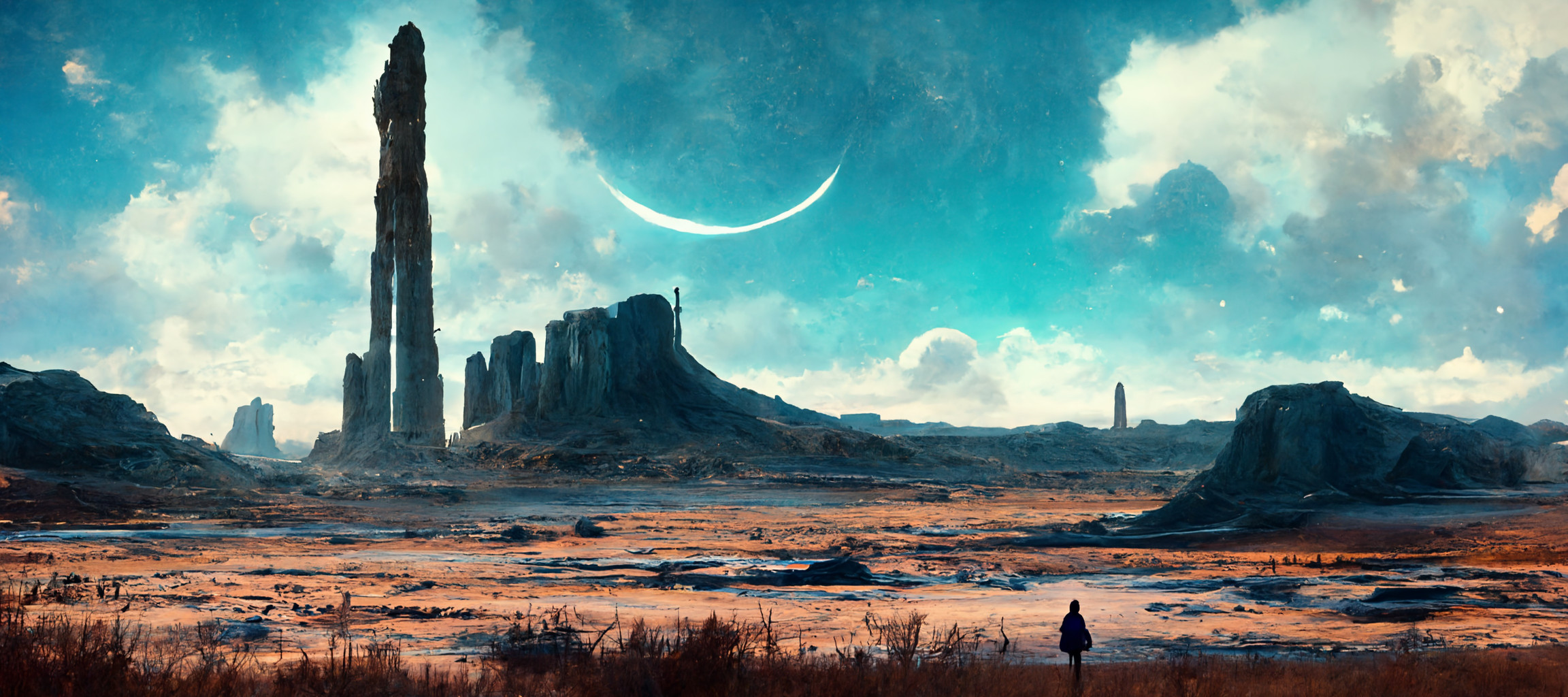 ZC - Midjourney AI Experiment - Moons