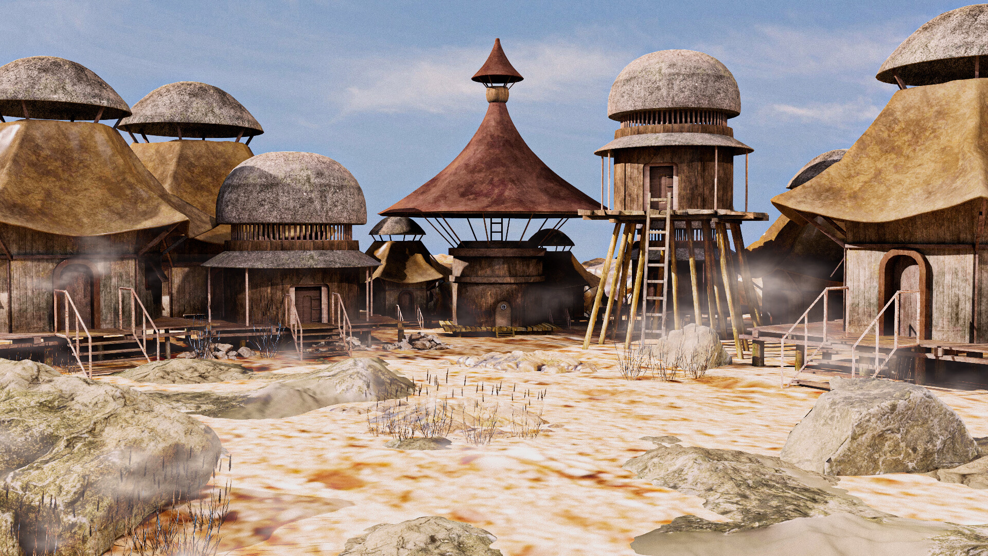 ArtStation - Fantasy Hut