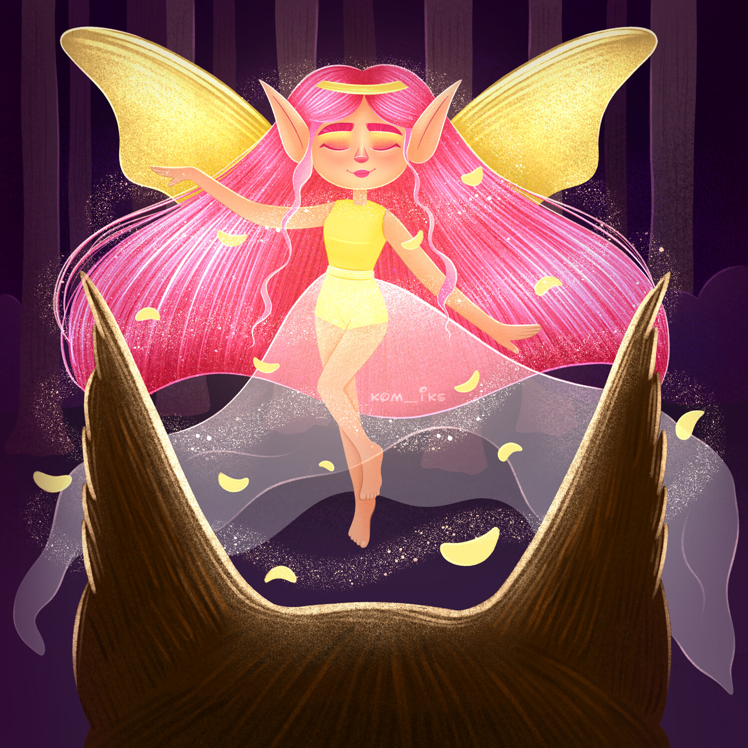 ArtStation - Fairy of the magic forest