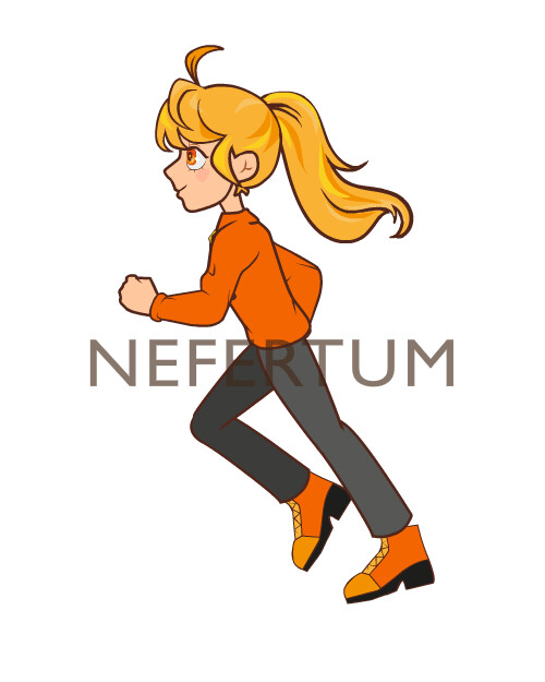 ArtStation - Character running animation