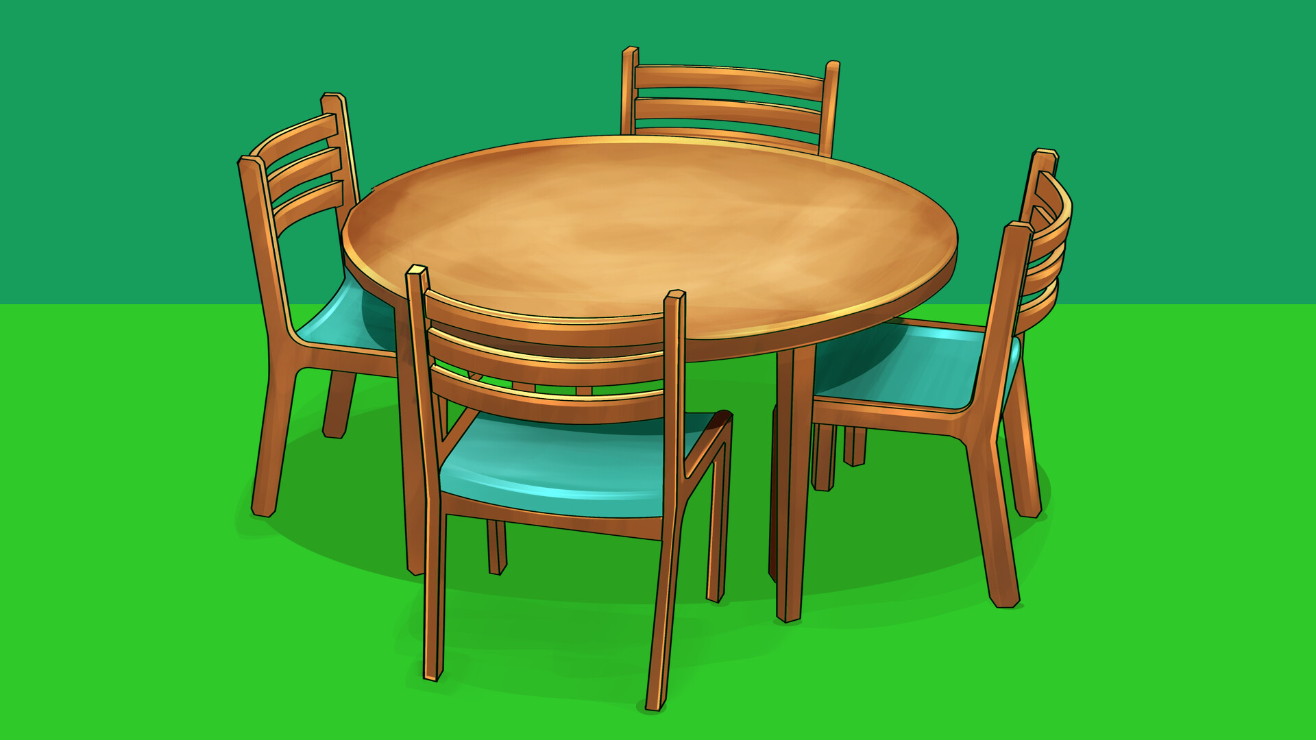 ArtStation - Dining Table set