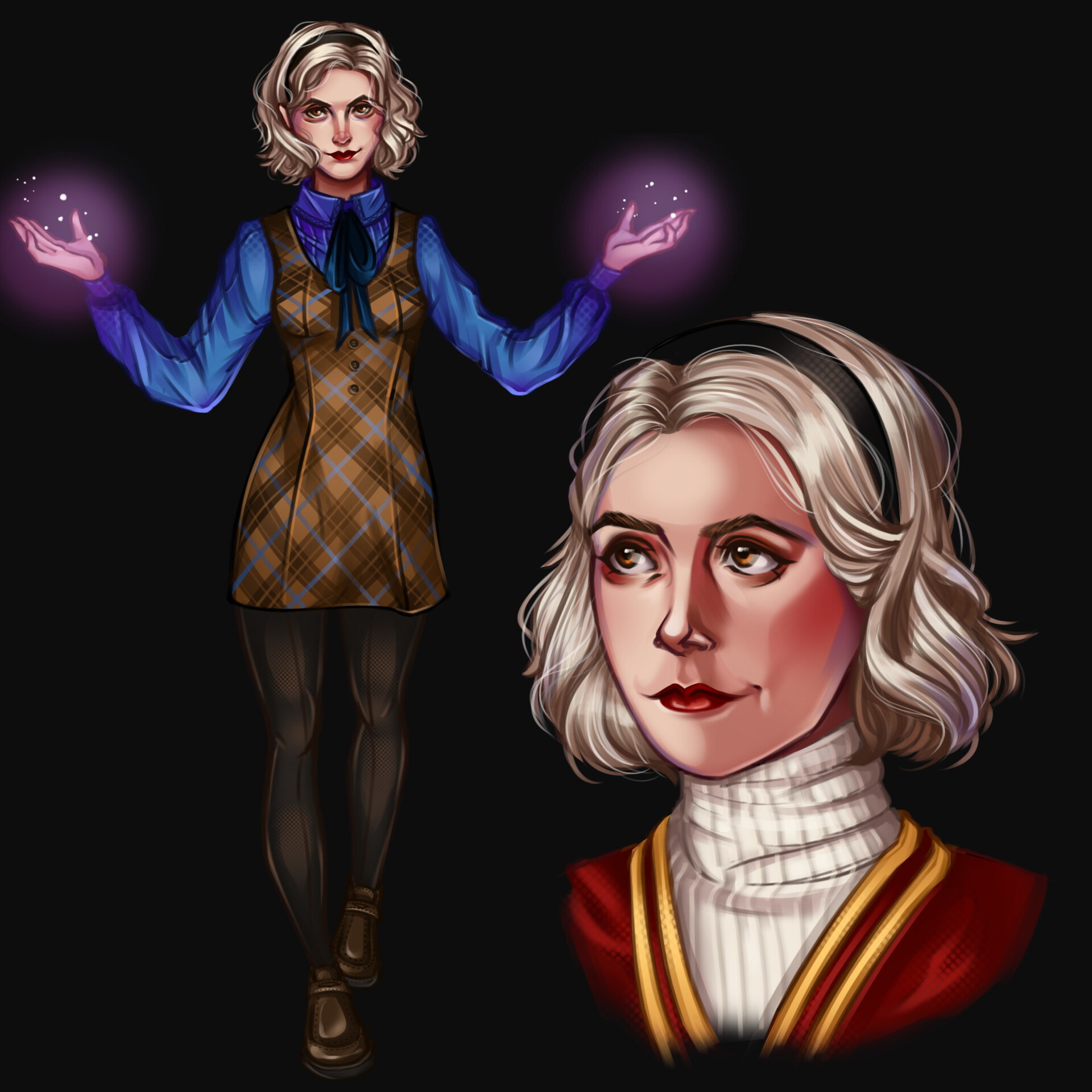ArtStation - Sabrina Spellman from CAOS