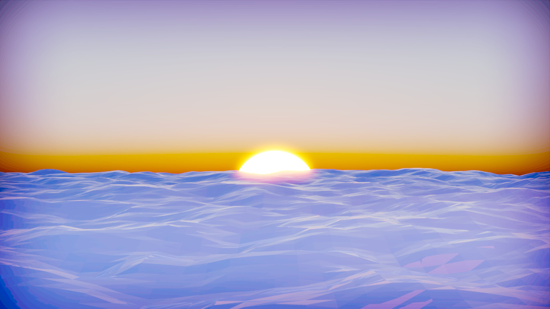 ArtStation - sunrise by the ocean