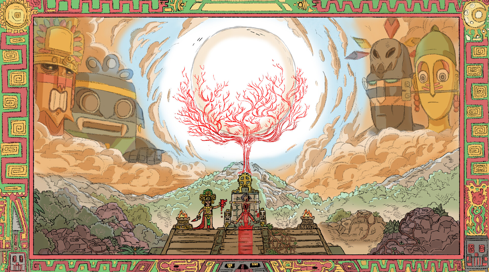 ArtStation - Xipe Totec Aztec charadesign ressearch