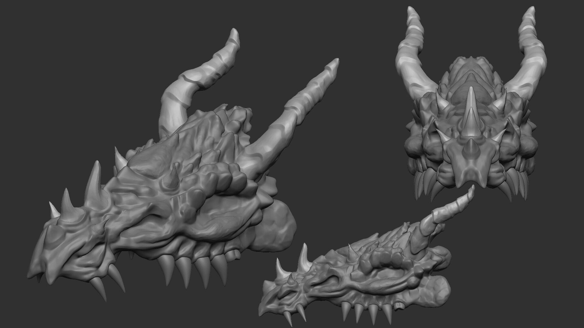 ArtStation - Dragon Head