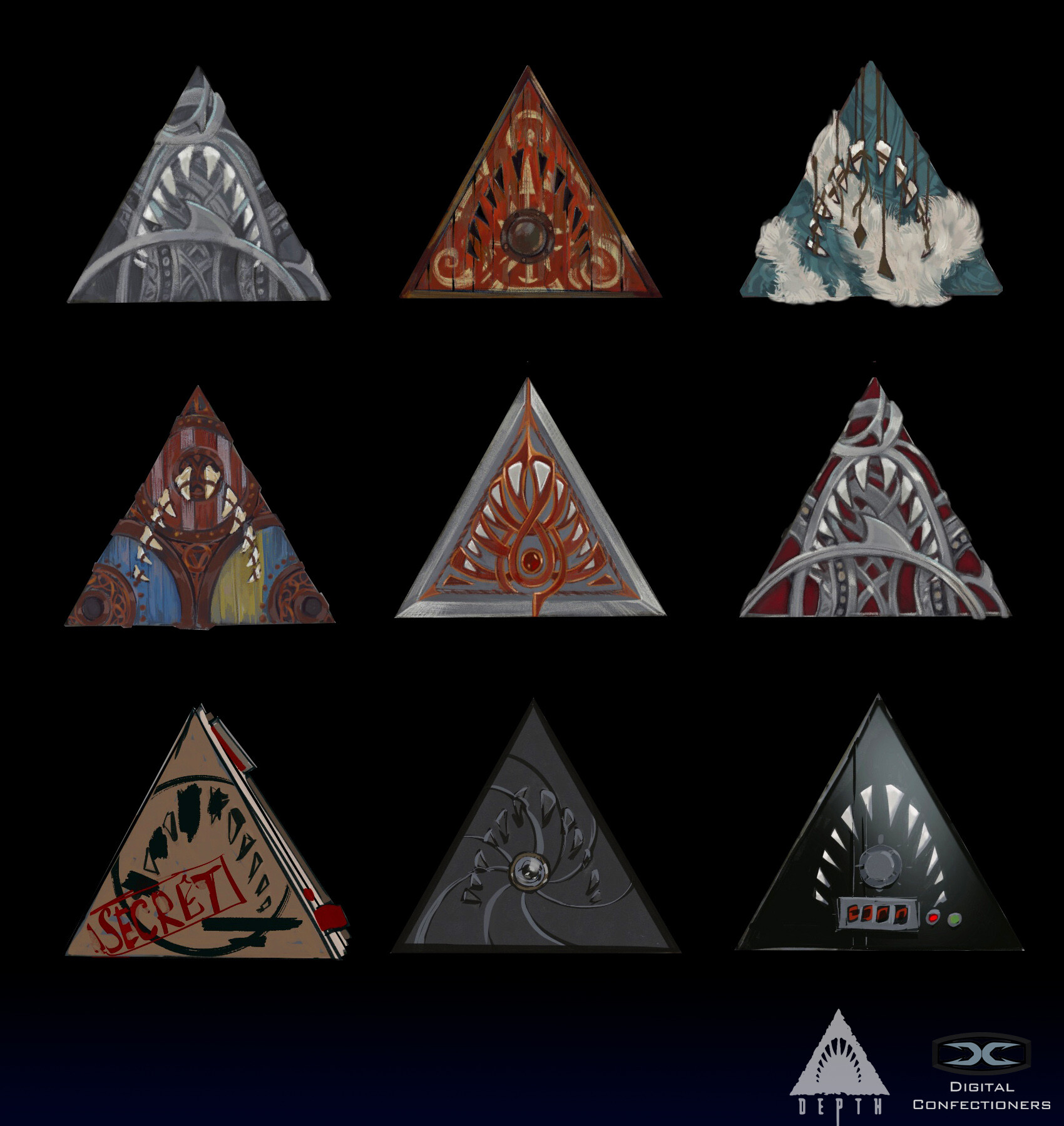 Natalia Rozvod - Depth event logo concepts