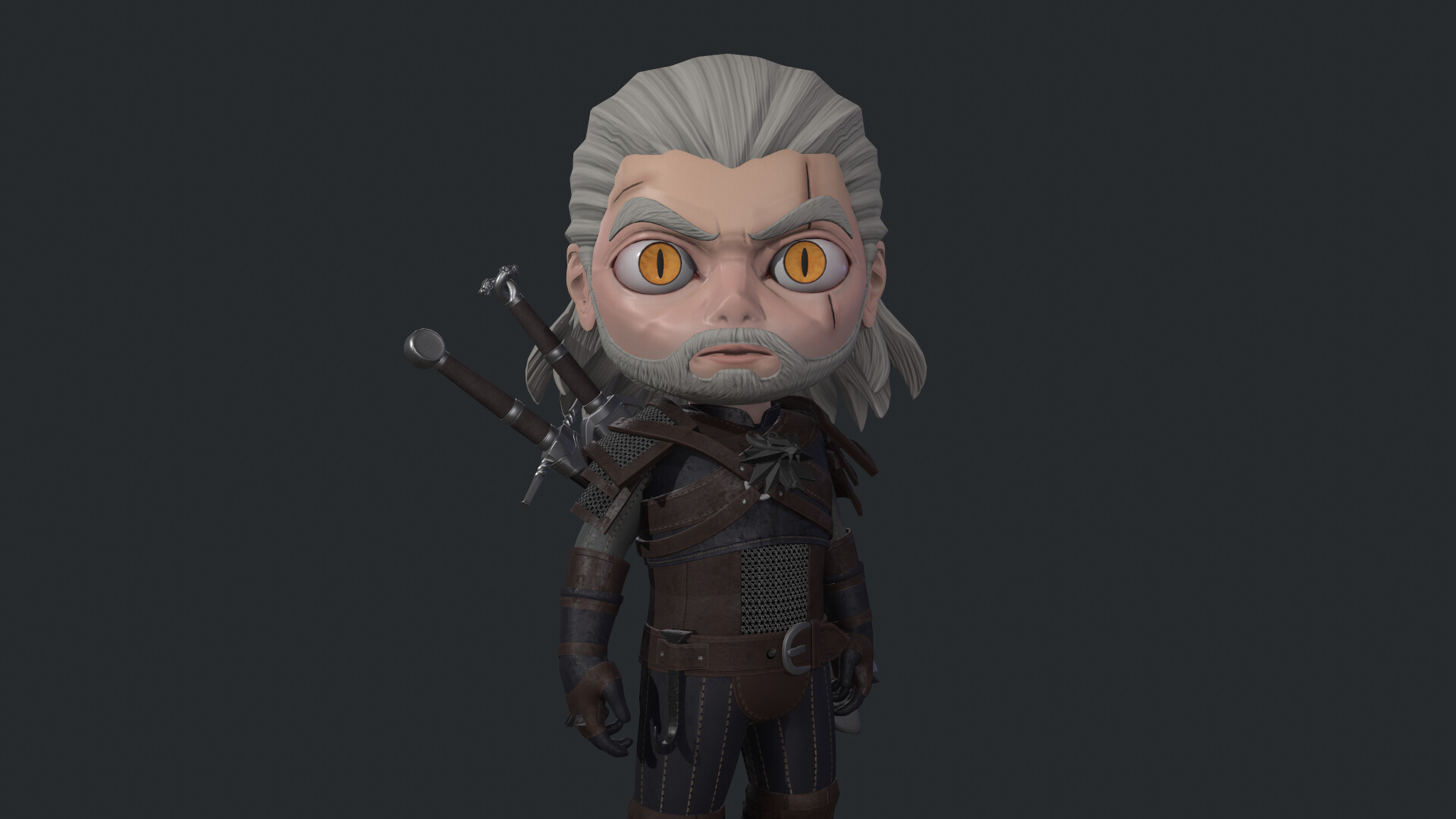 Clement Liu - Geralt from The Witcher 3 Stylized