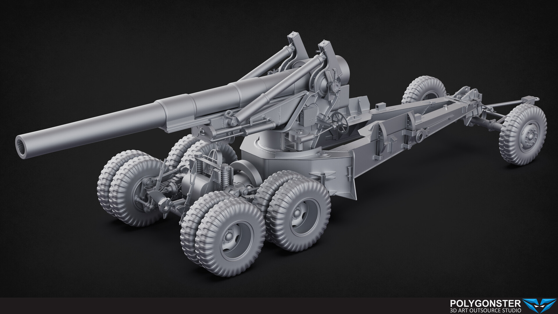 Polygonster Studio - M115 Howitzer