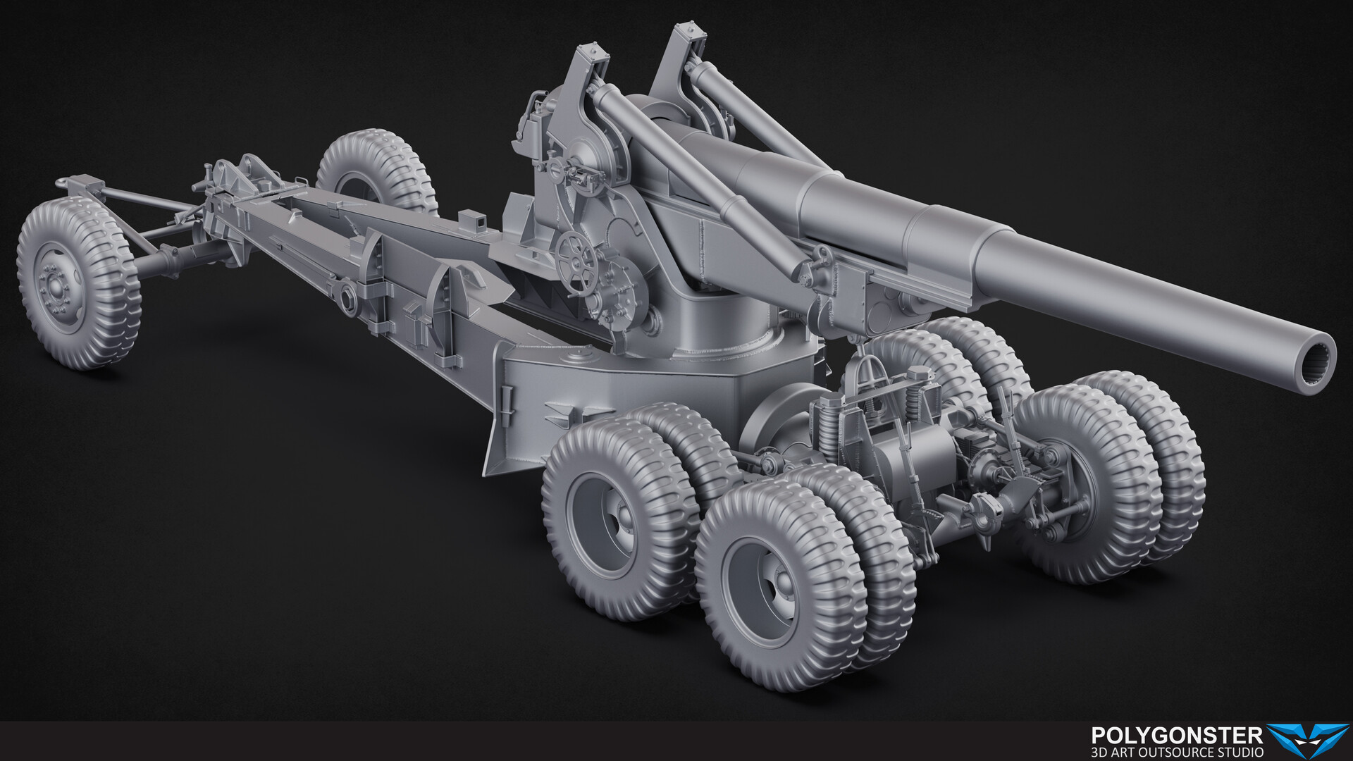 Polygonster Studio - M115 Howitzer