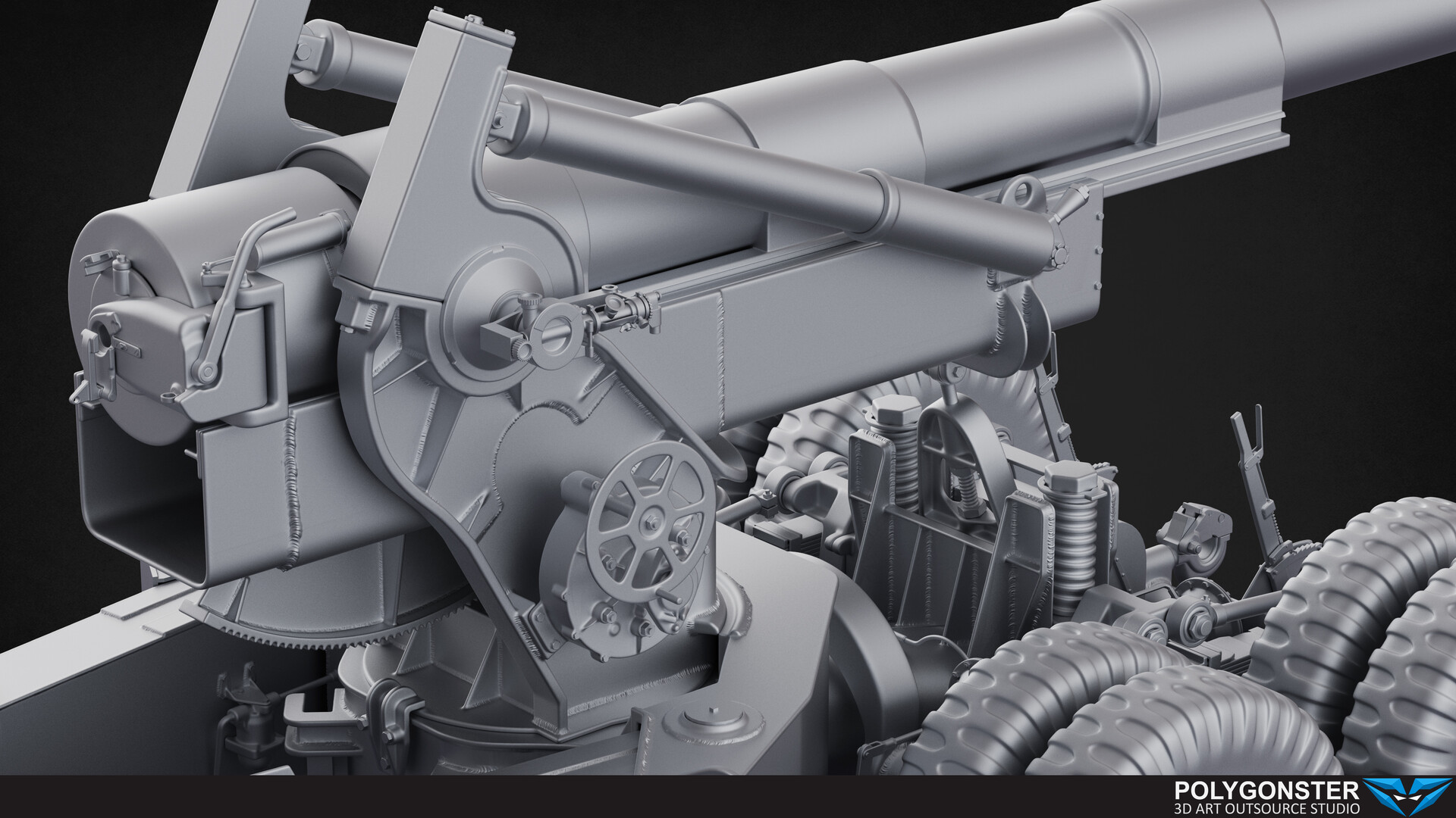 Polygonster Studio - M115 Howitzer