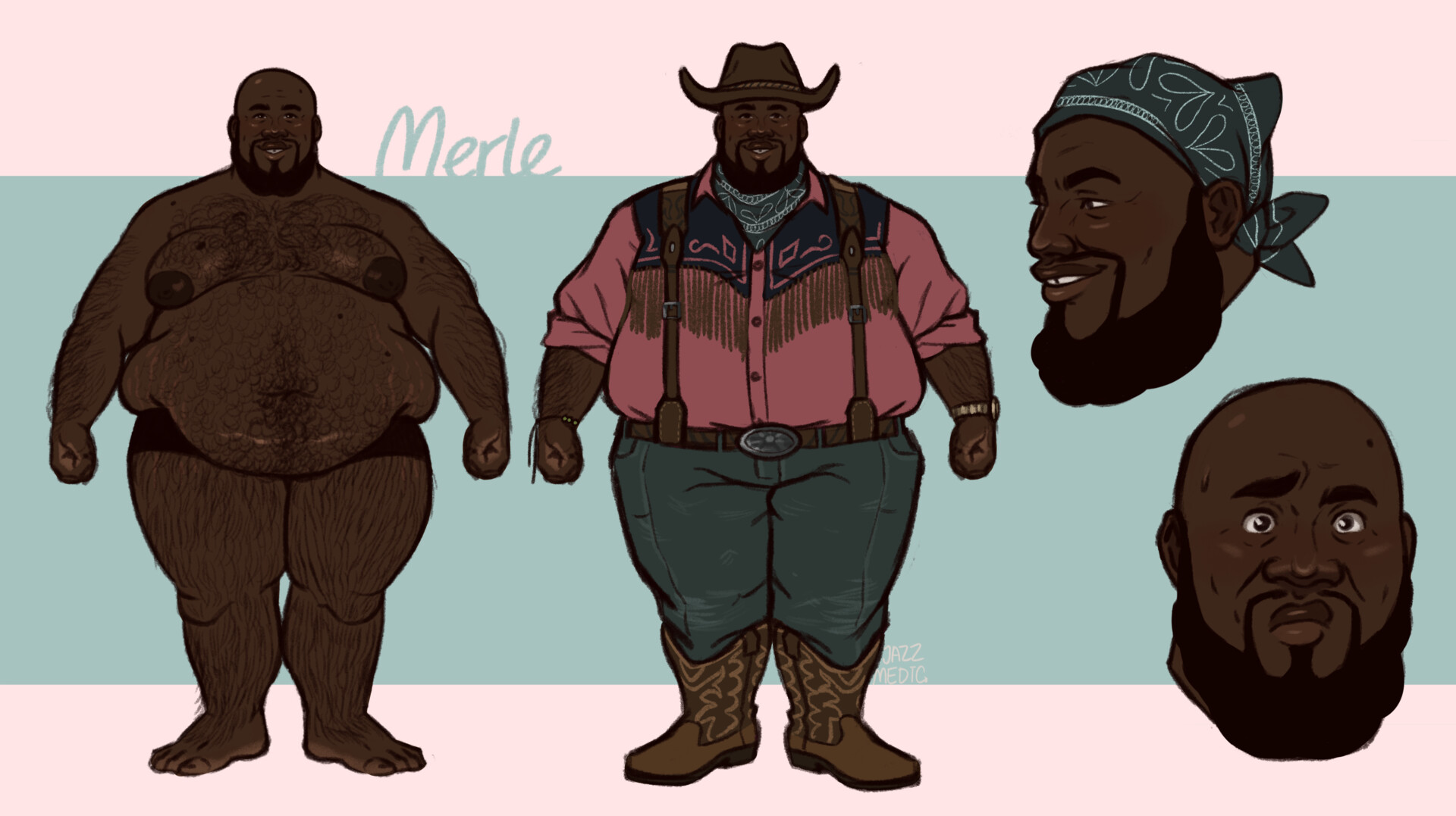 ArtStation - Character Design - Merle The Human