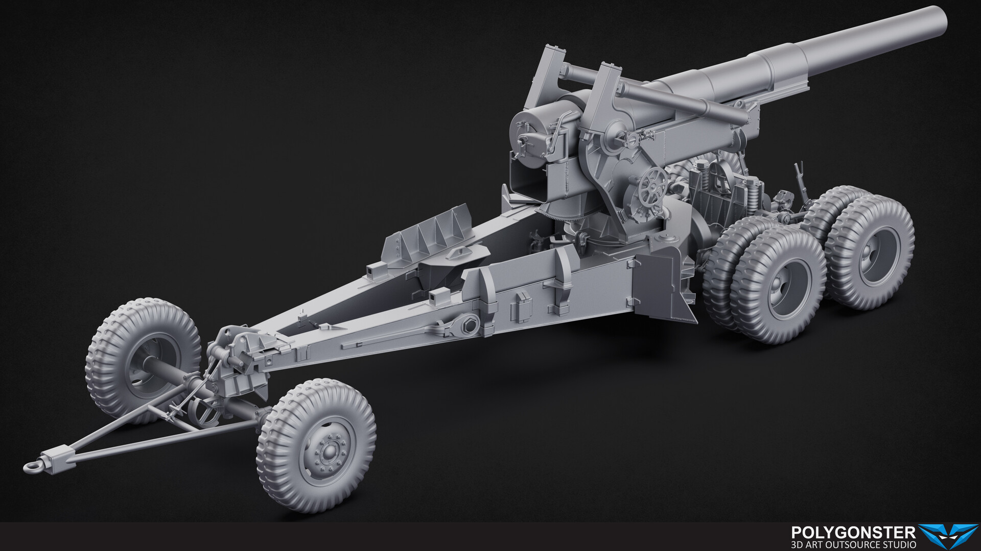 Polygonster Studio - M115 Howitzer
