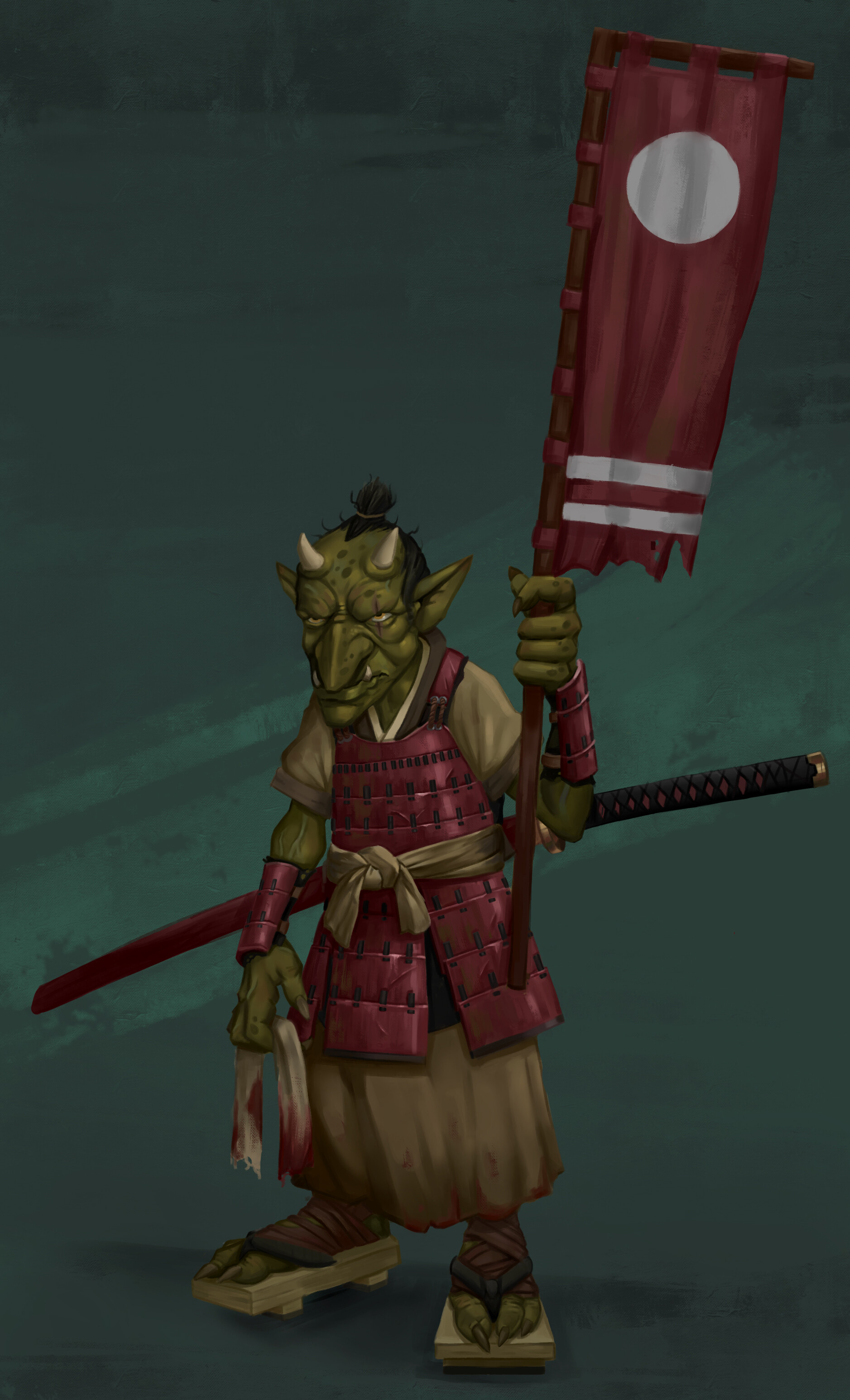 ArtStation - Samurai Goblin
