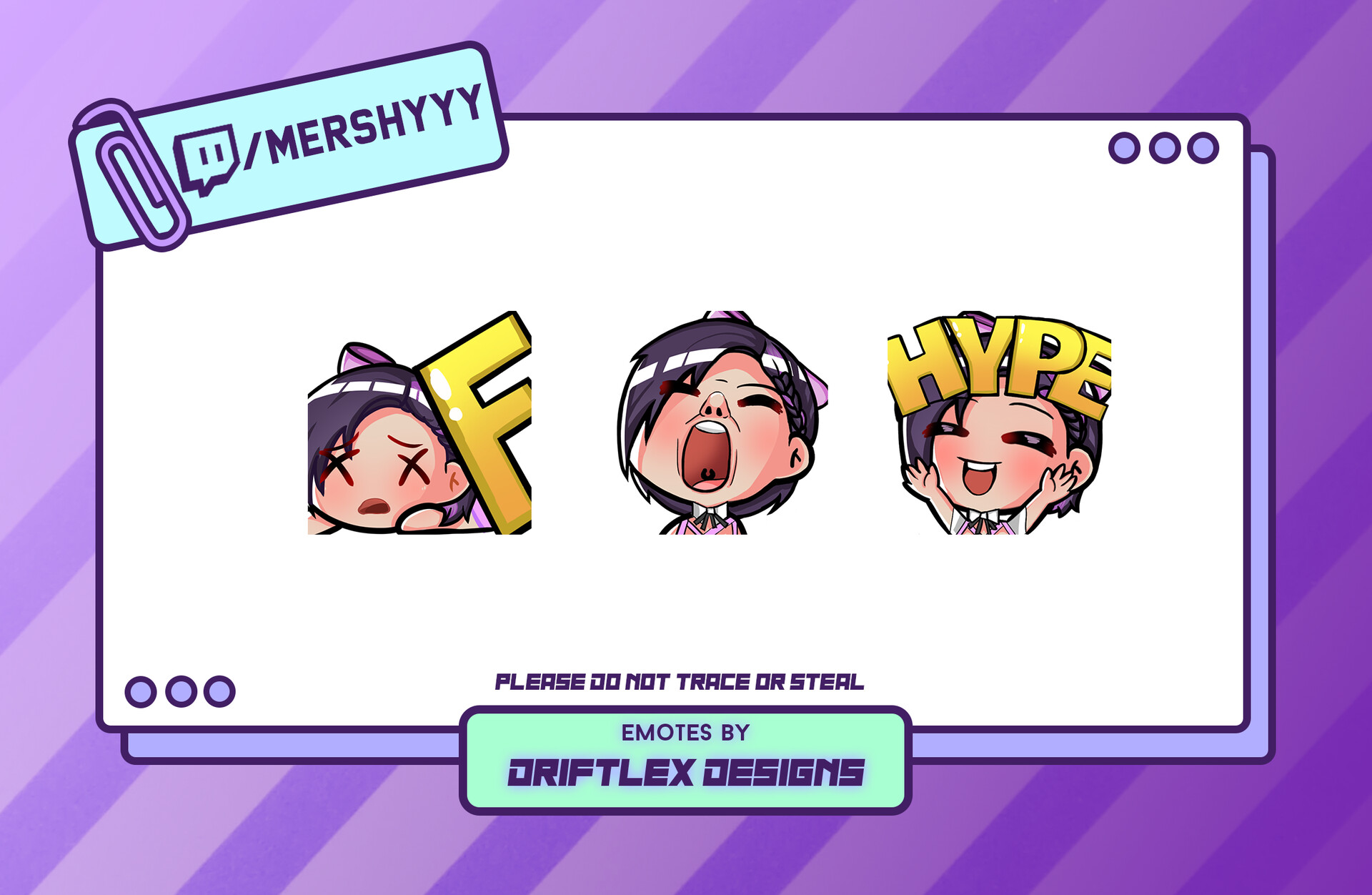 ArtStation - [COMMISSION] Emotes for Mershyyy