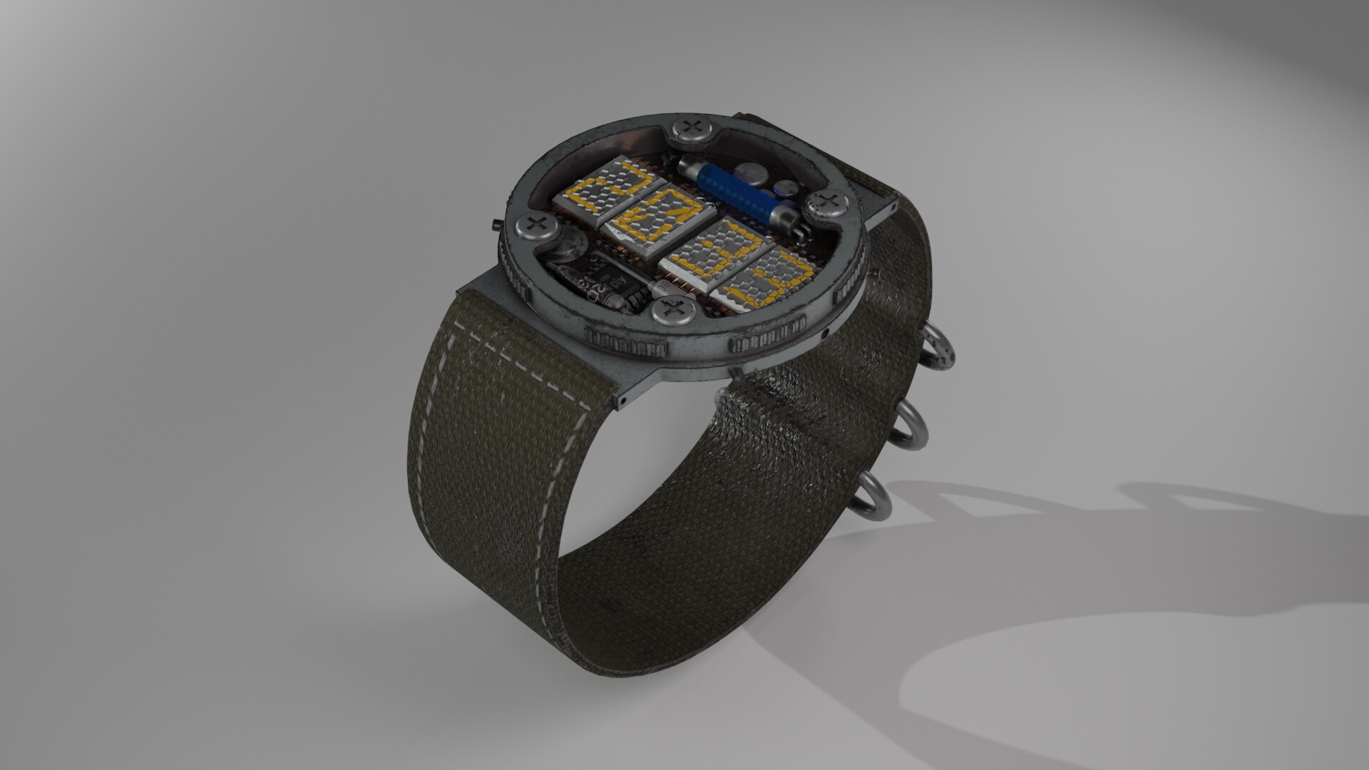 ArtStation - clock from the game "Metro"