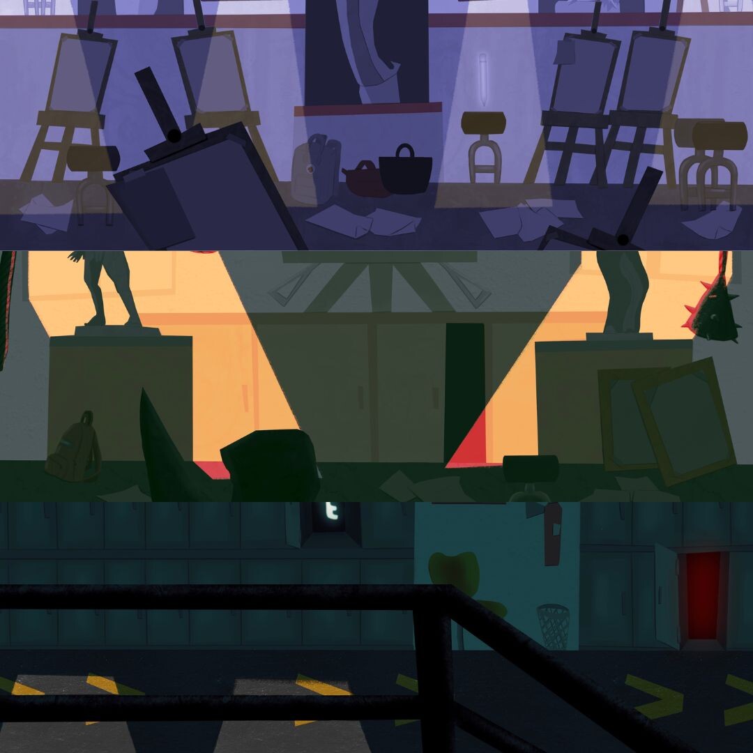 ArtStation - Level design for 2D video game in a Fine Arts Faculty