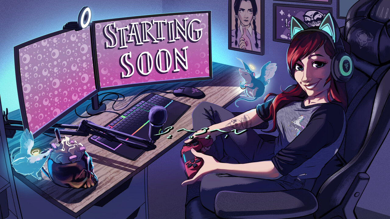 ArtStation - Animated Stream Screen Commission