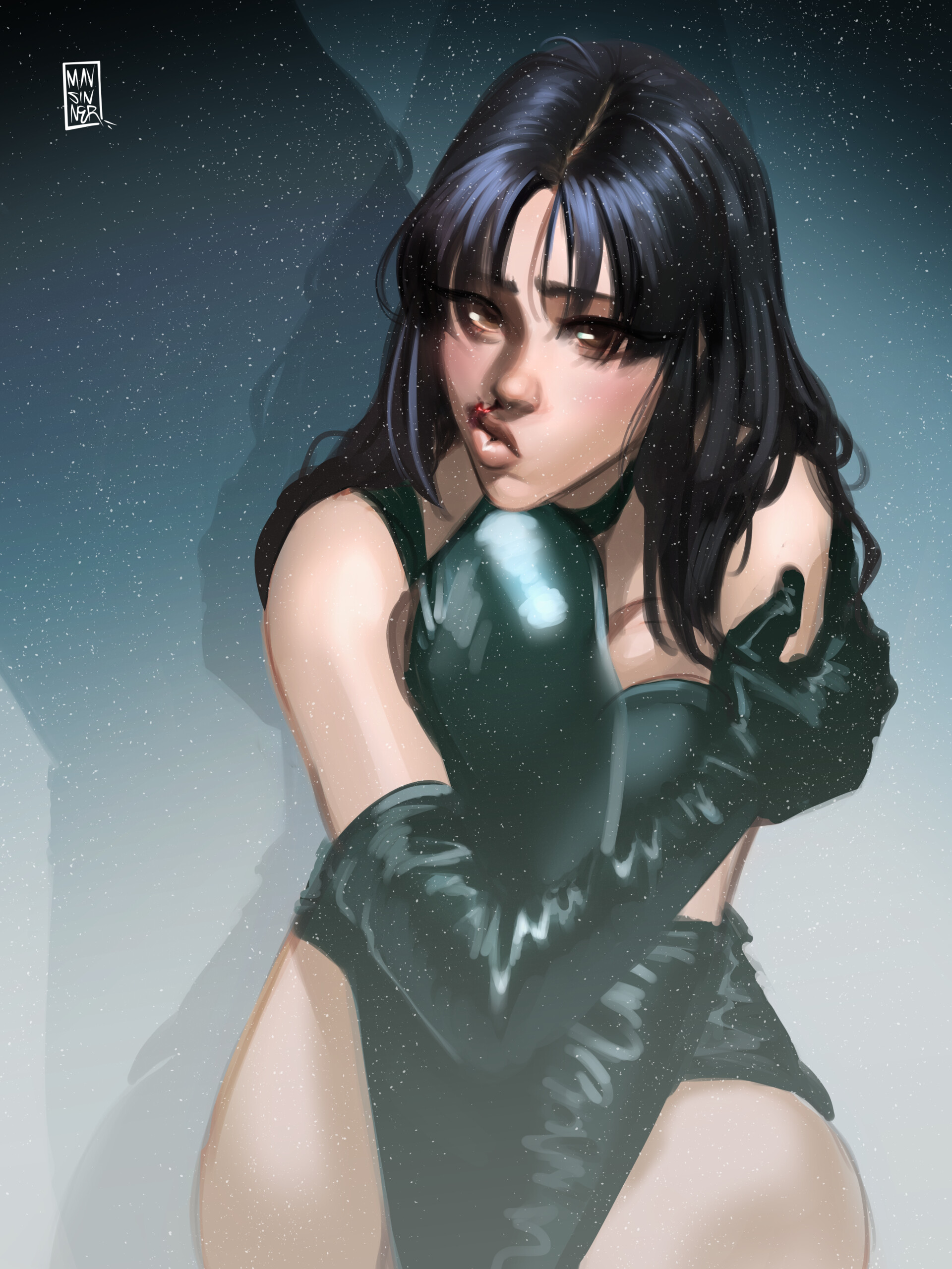 ArtStation - Misato pouting