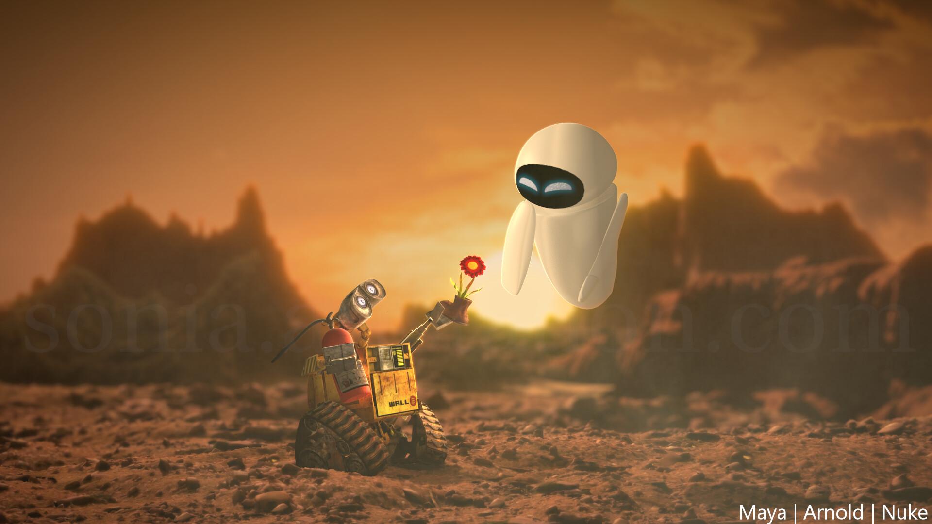 Wall E Eve Hd