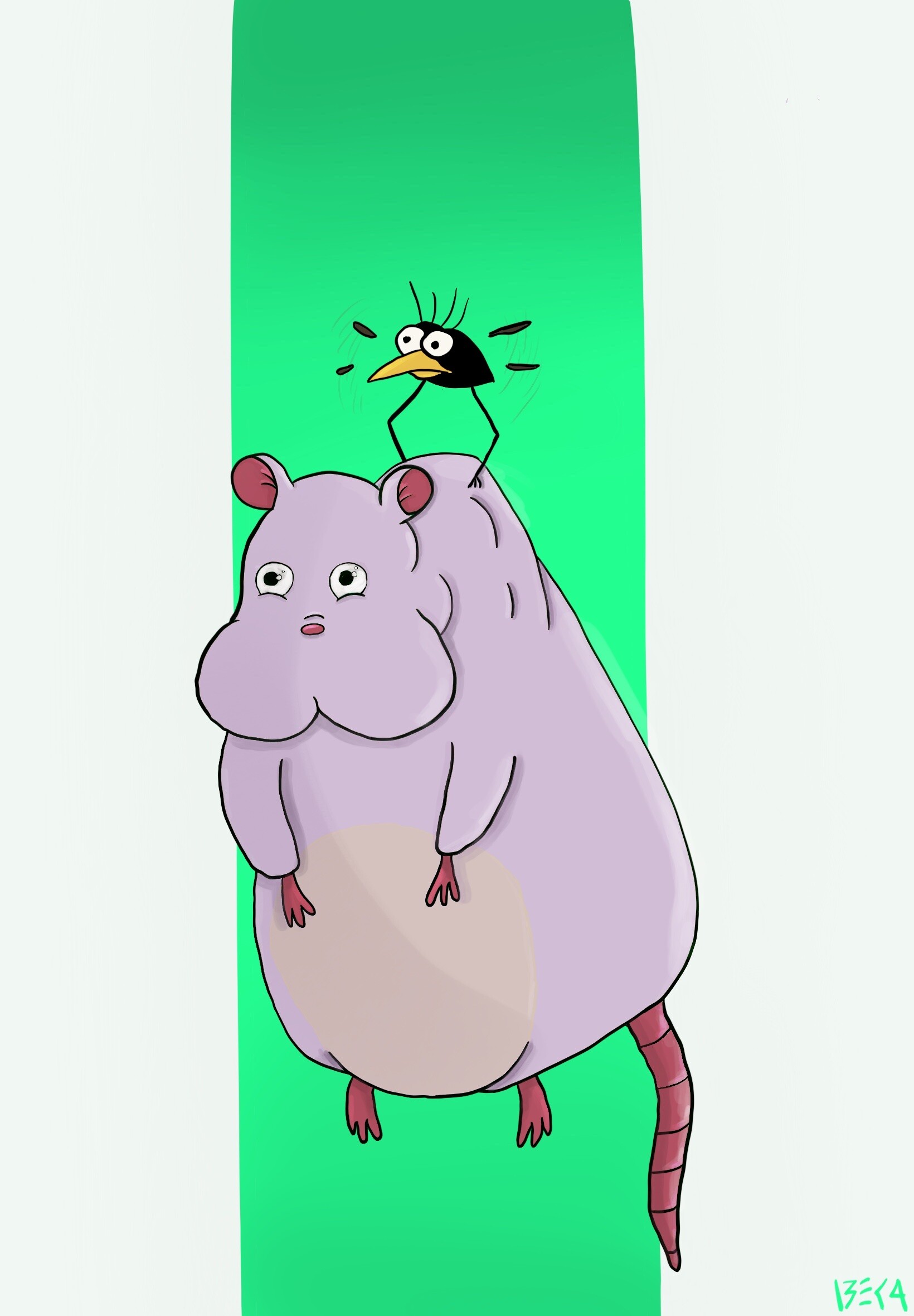 ArtStation - Spirited Away, hamster