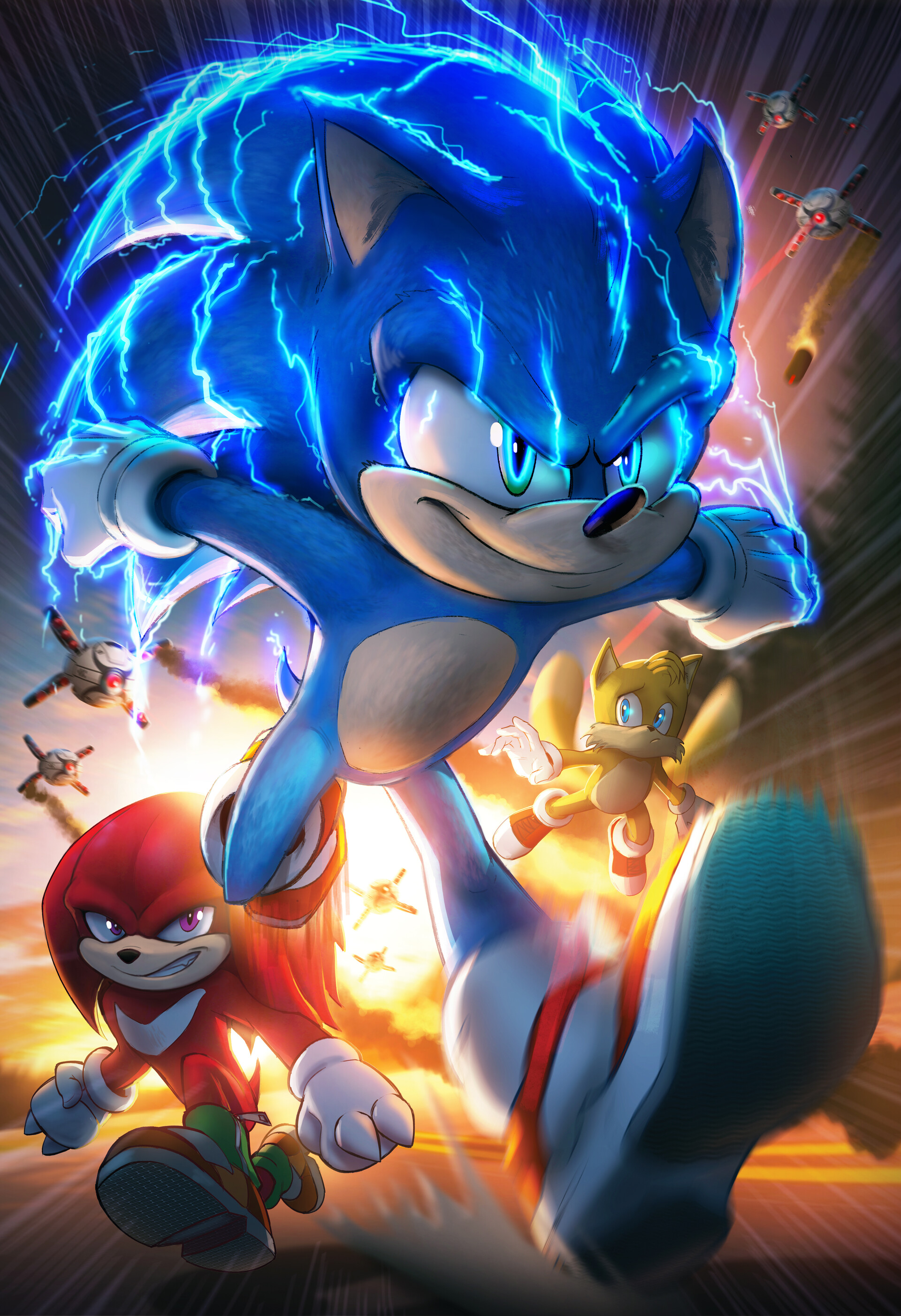 ArtStation - Sanic the hedgehog