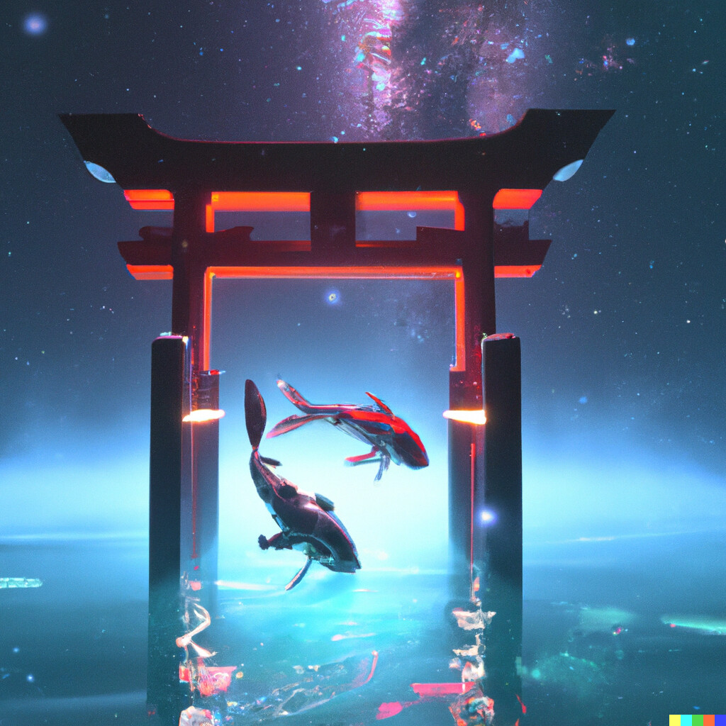 ArtStation - Cyberpunk Koi