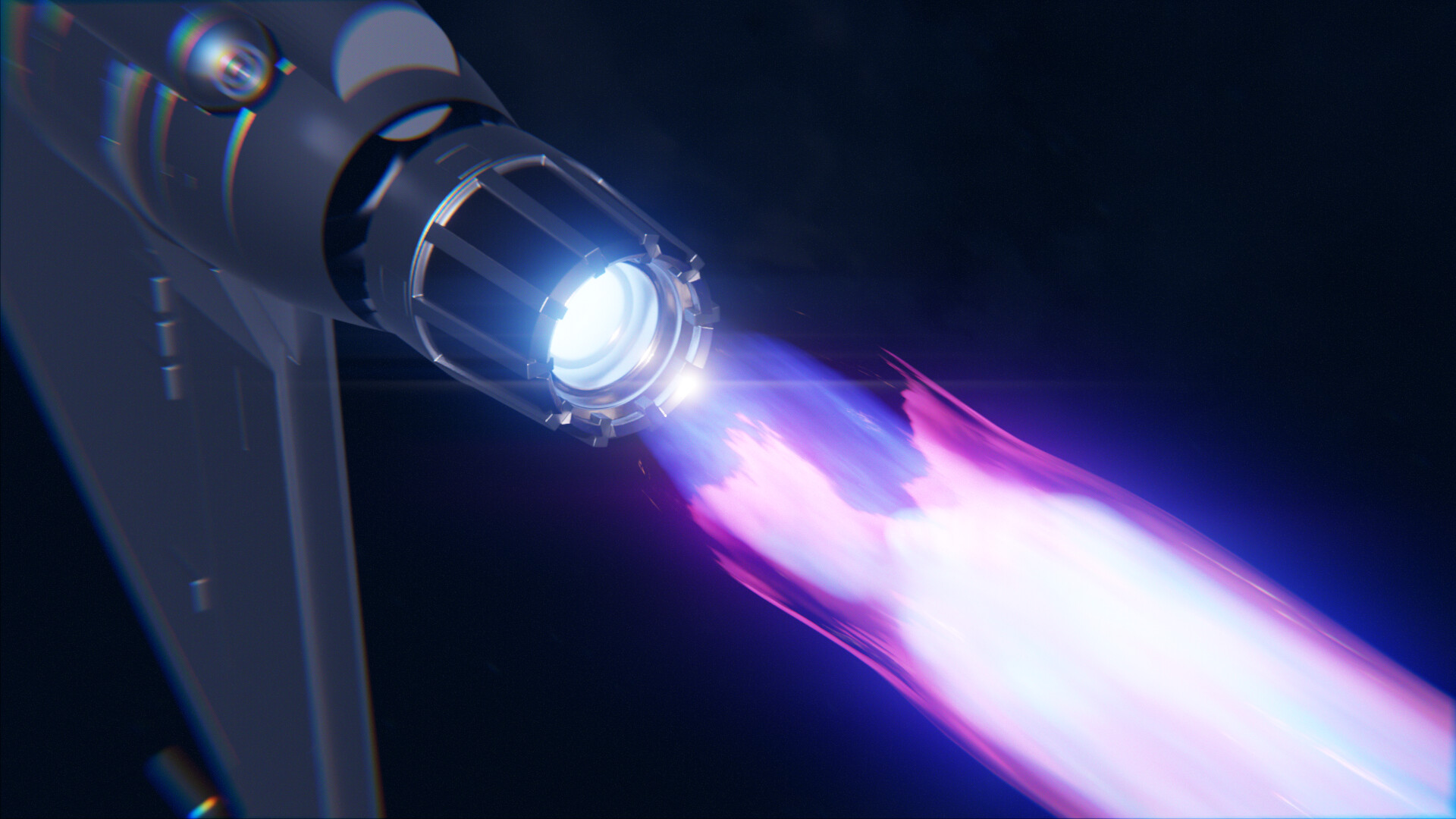 ArtStation - Space thruster VFX (WIP)