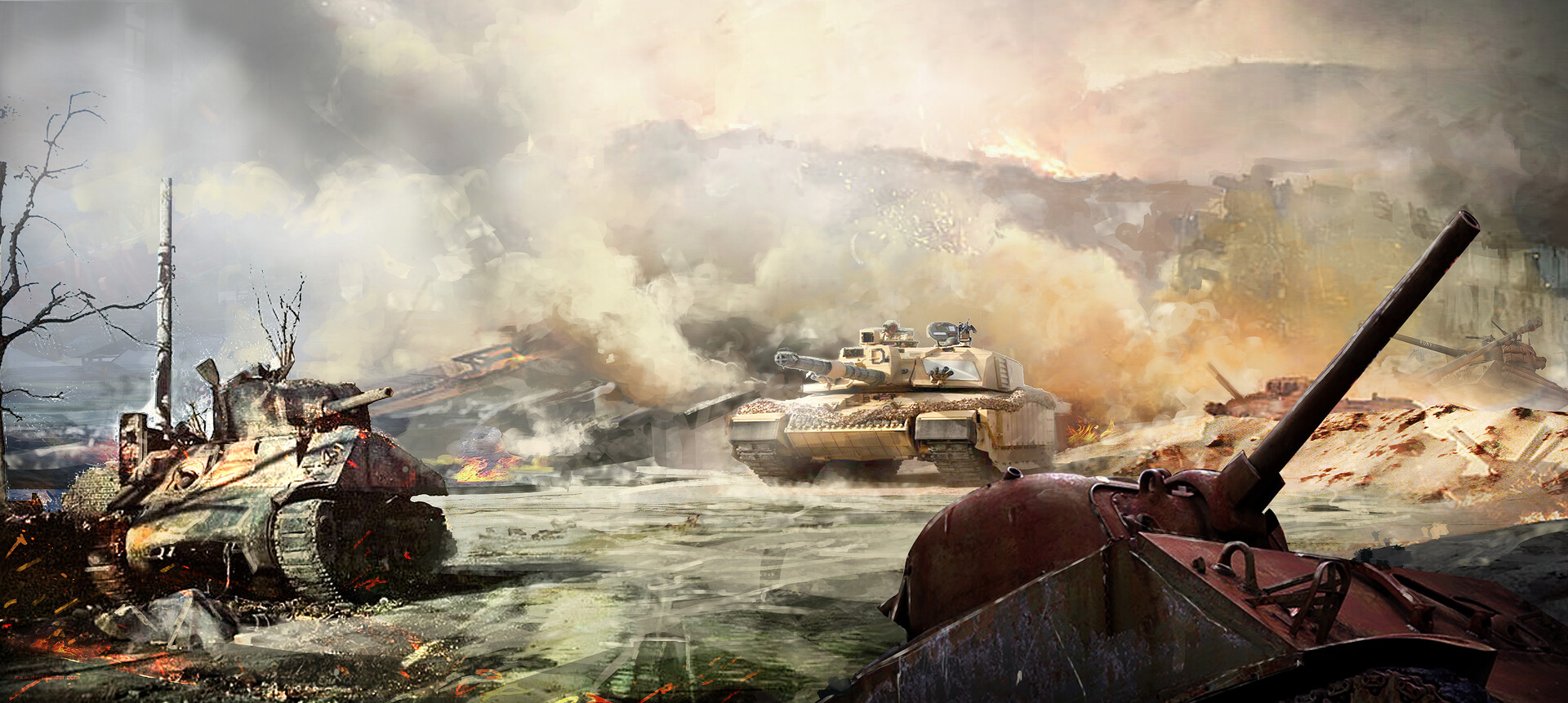 ArtStation - Battle Tanker''