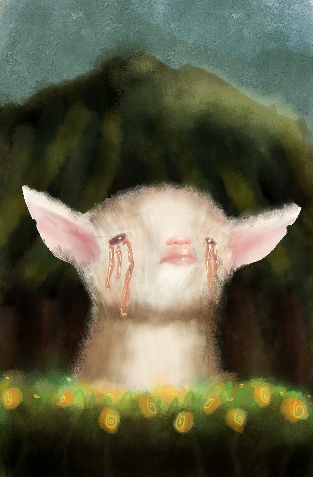 ArtStation - CUTE CRYING GOAT, NOTHING MORE