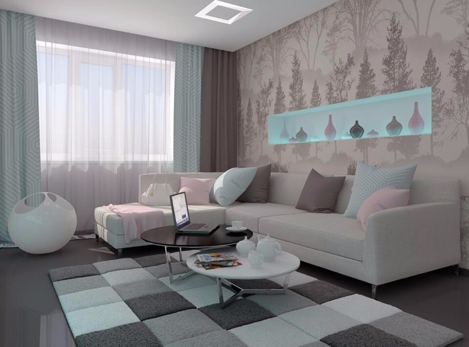 ArtStation - Simple Modern Living Design In Dubai