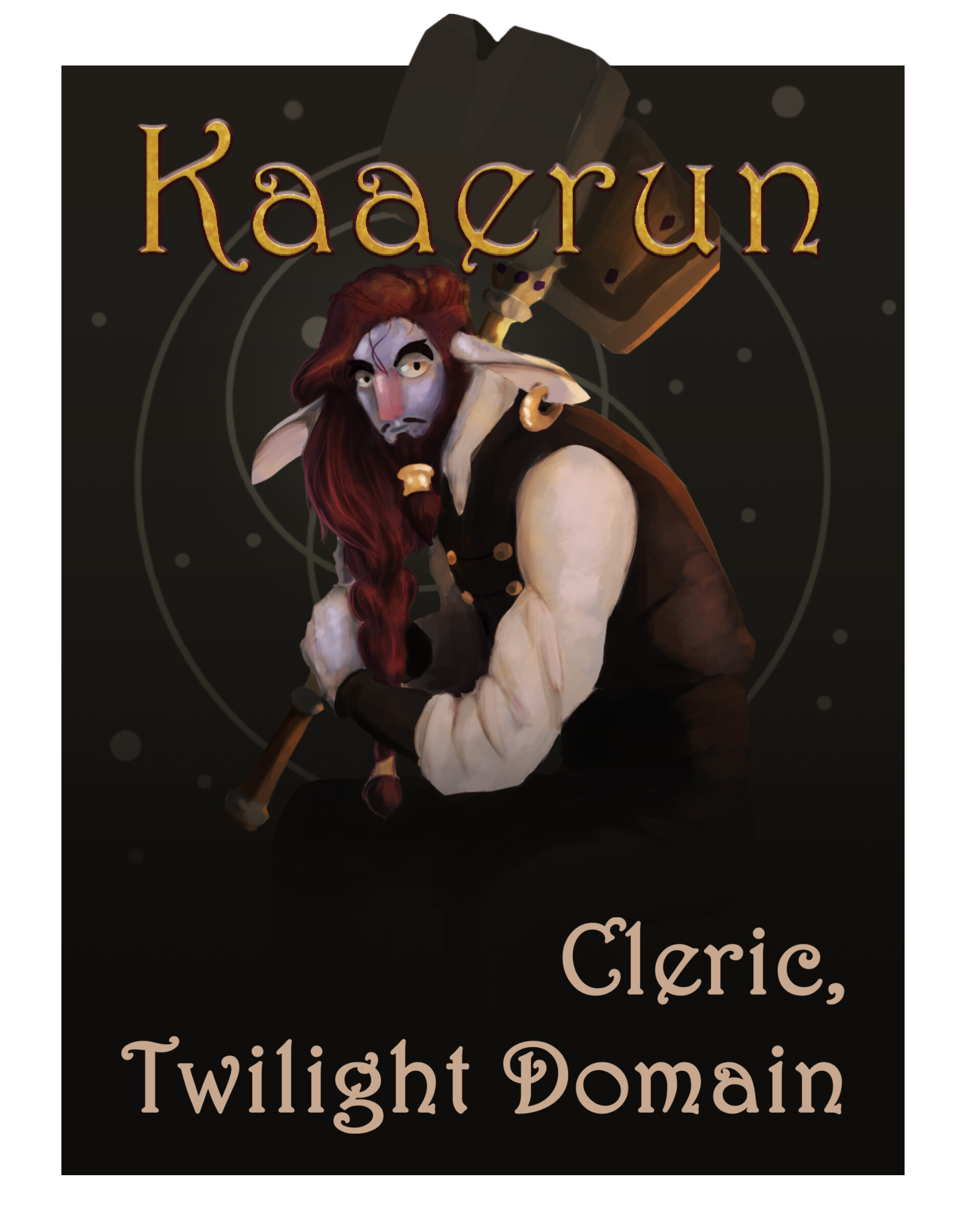 ArtStation - Kaaerun, my DnD character!