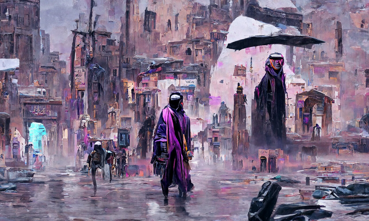 ArtStation - Egypt between the past and the future.