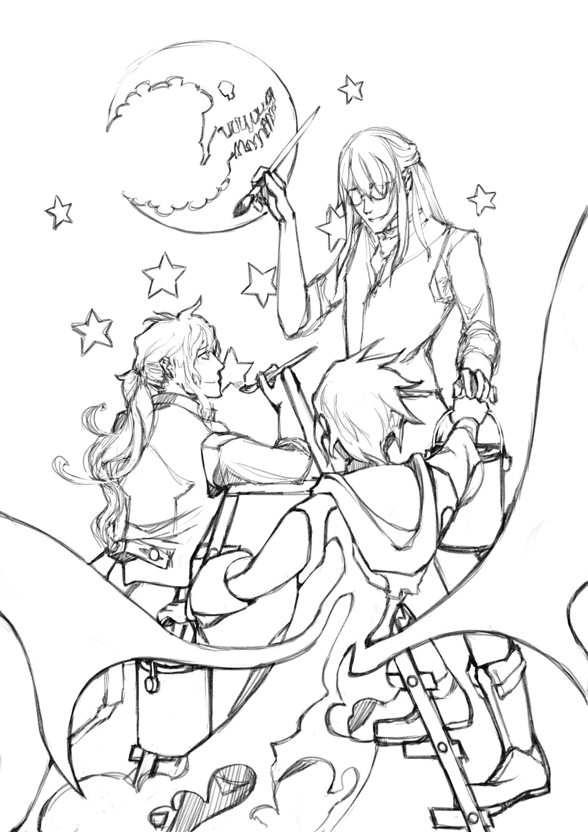 d gray man coloring pages
