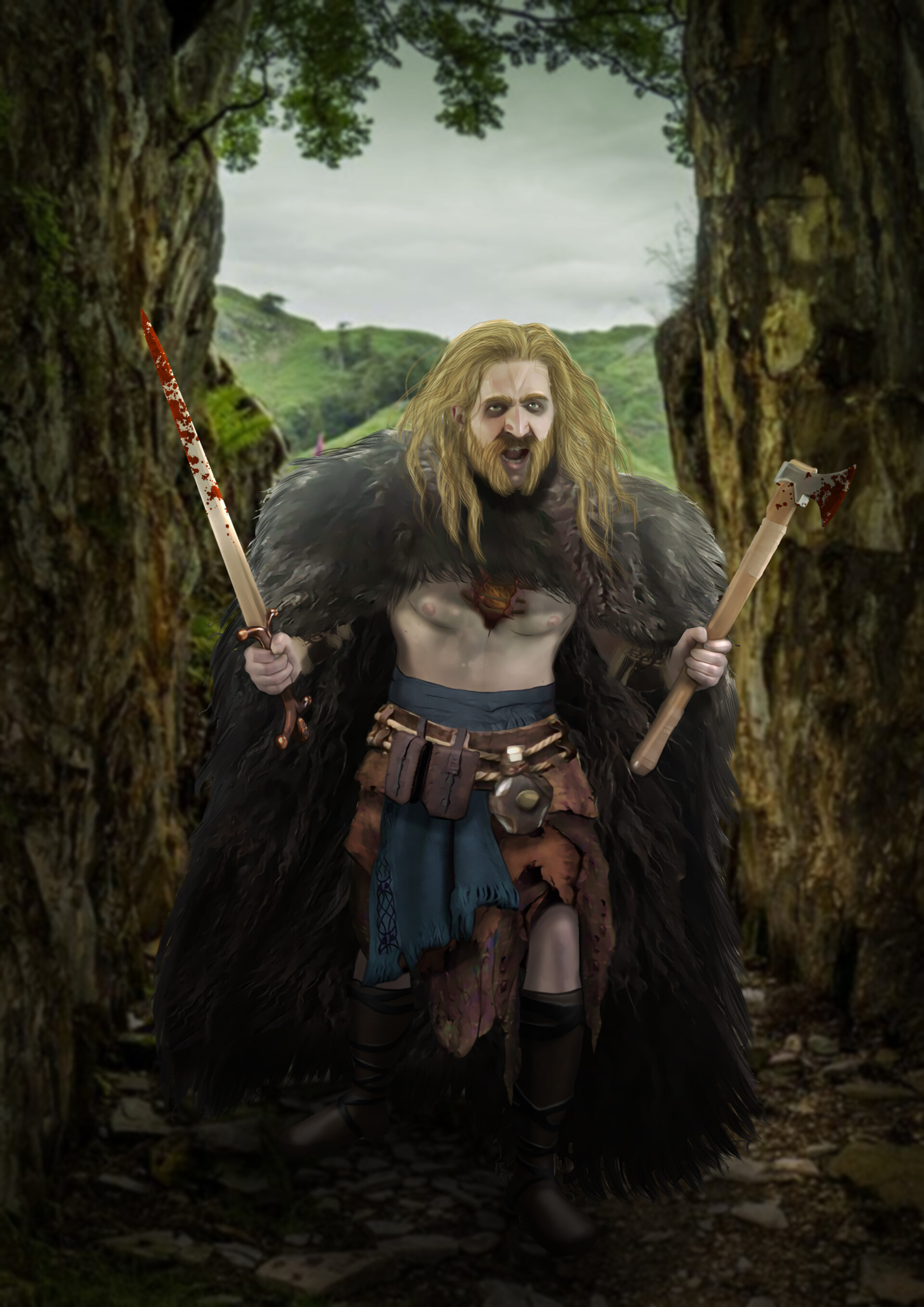 ArtStation - Meroch Witchslayer, Briarheart of the Reach - Elder ...