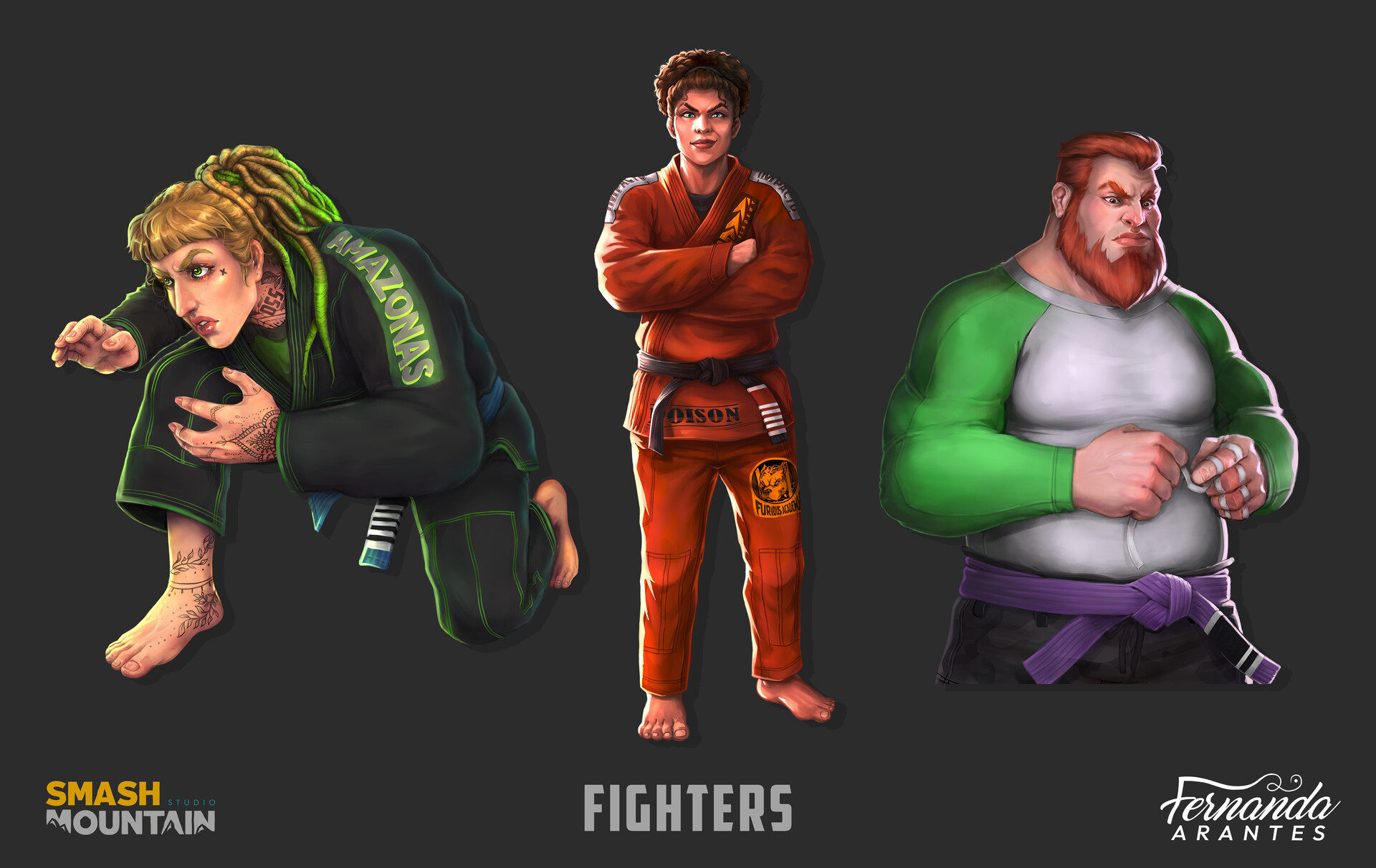 ArtStation - BeJJ Characters & Mockup - College Project
