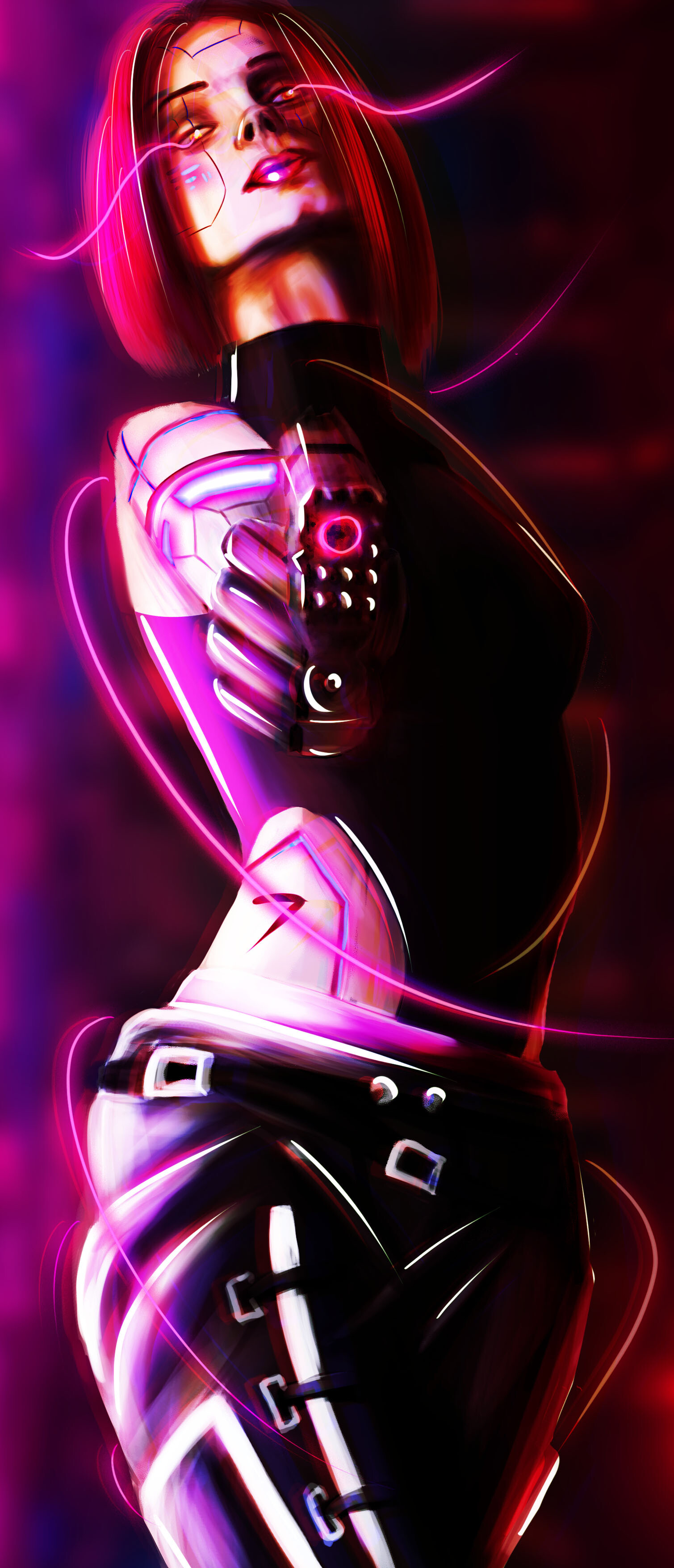 ArtStation - Cyberpunk Female