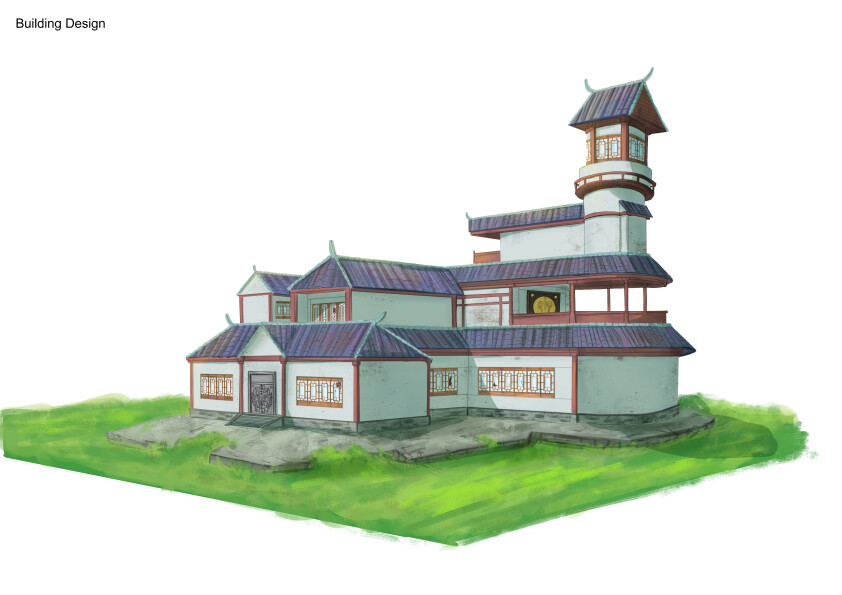 ArtStation - Chinese Fantasy House