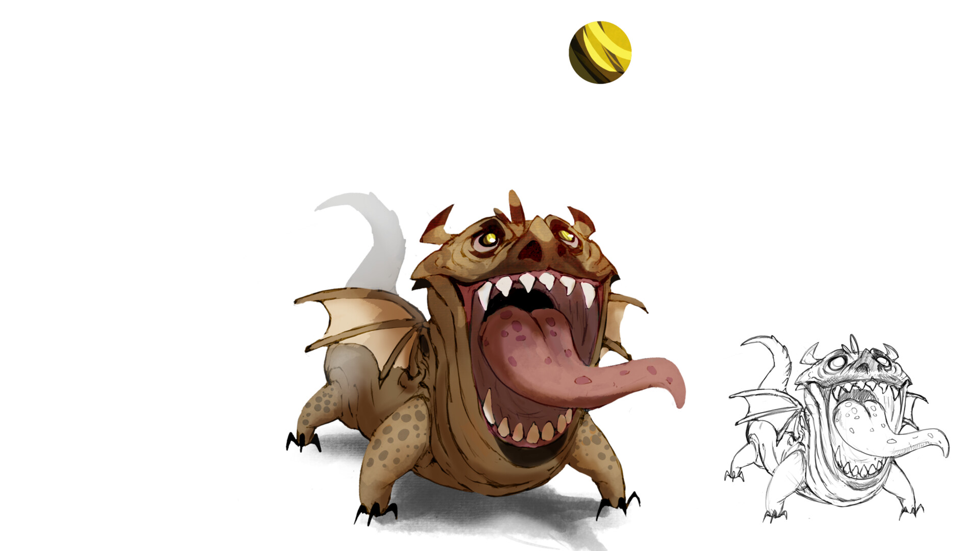 ArtStation - Dragon #4 - Pug Dragon