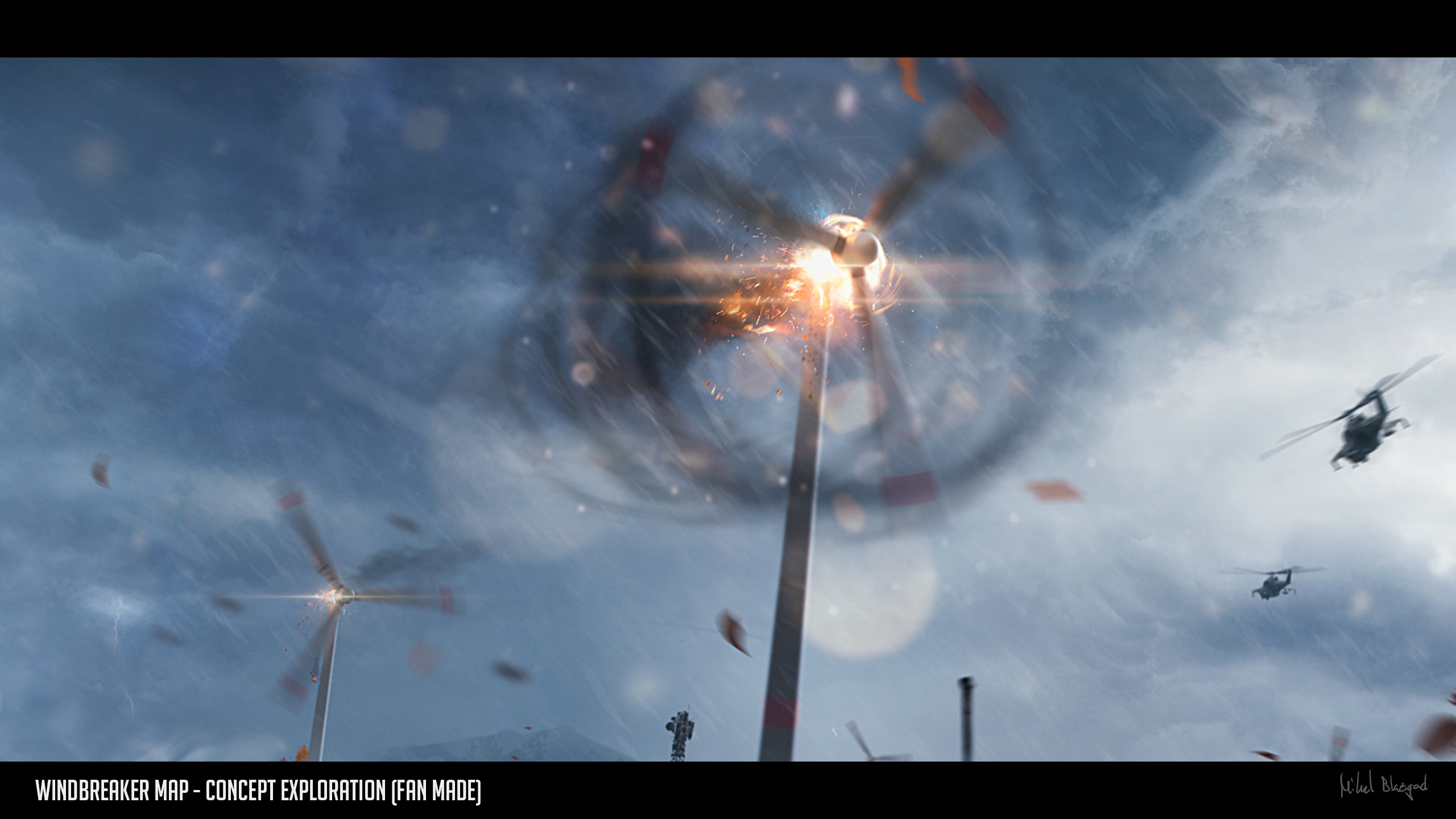 Junior Keyframe Environment Concept Artist Mikel Blazgad - Windbreaker ...