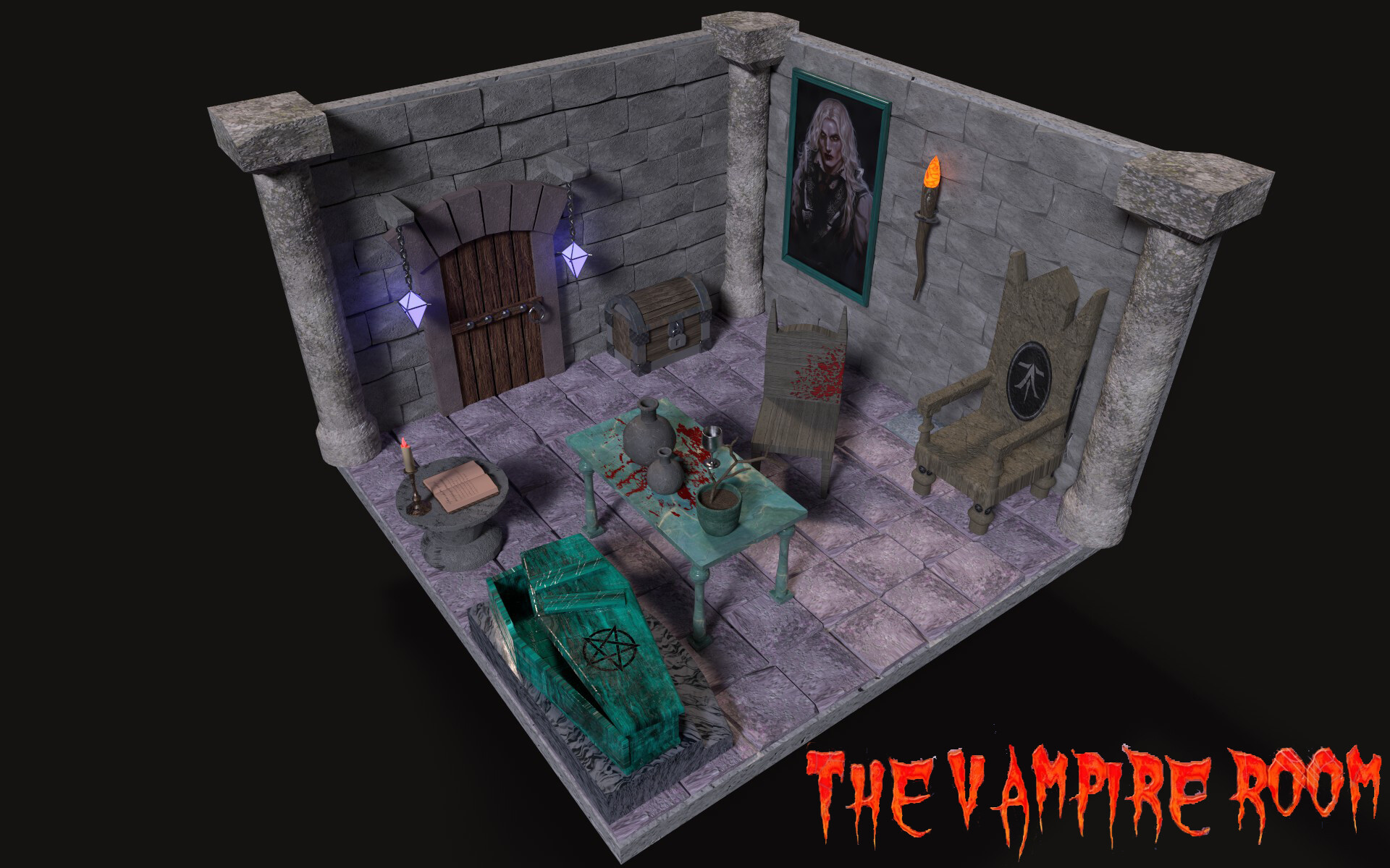 ArtStation - The Vampire's Room