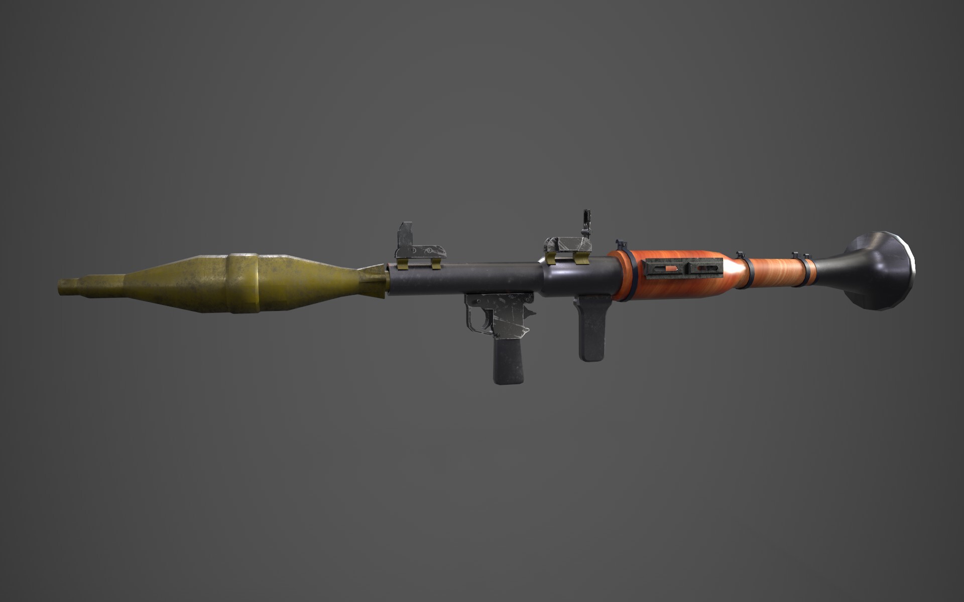 ArtStation - Bazooka RPG-7 (Low-Poly)