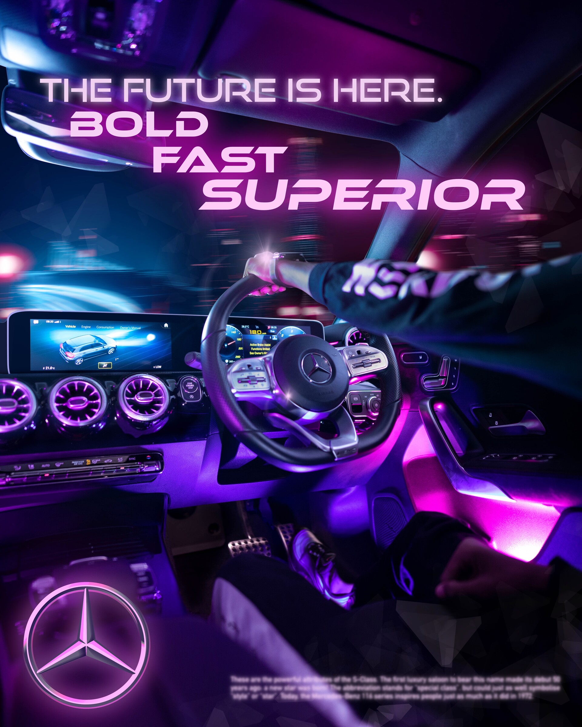 ArtStation - Mercedes Benz add graphic